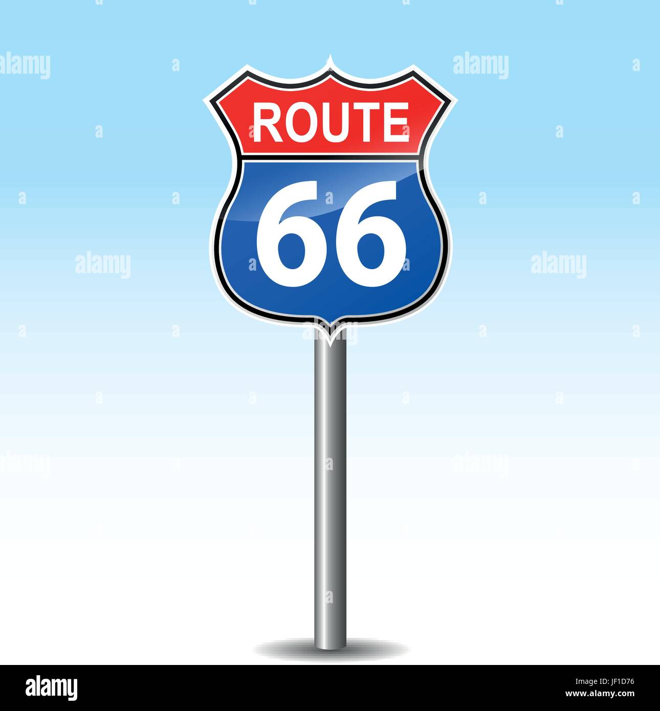 Route signal Stock Vector Images - Alamy