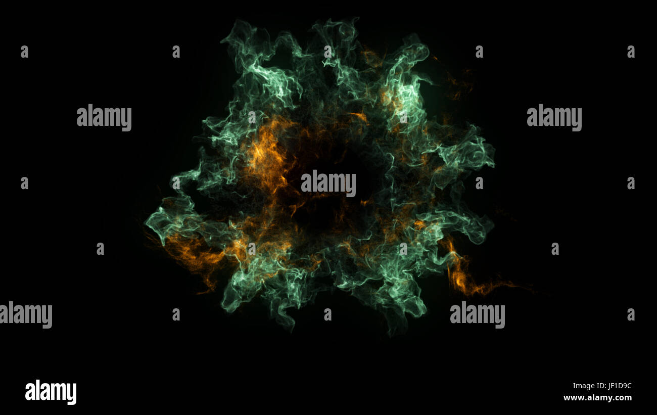 Abstract background with Shockwave explosion on black backdrop Stock ...