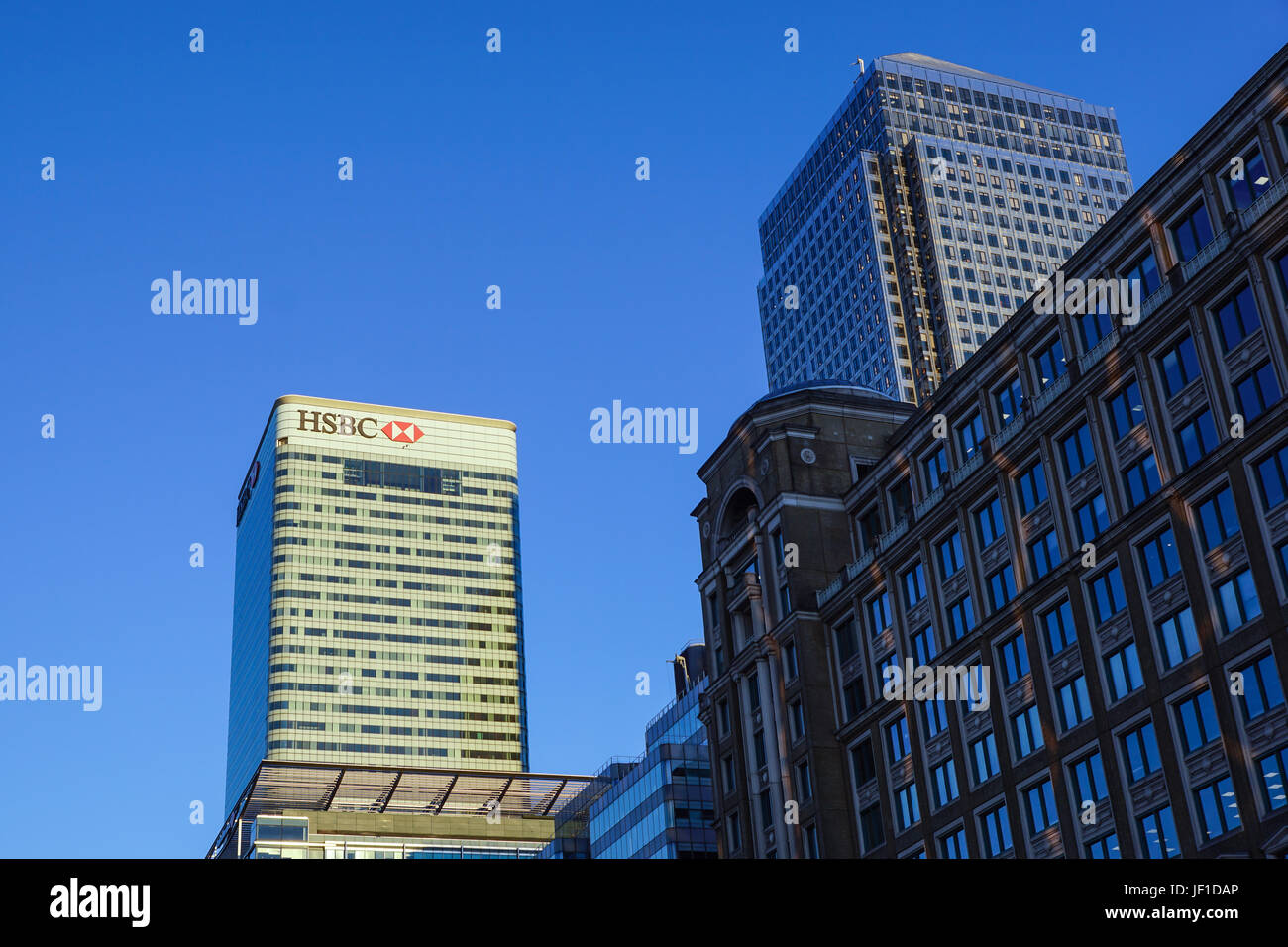 London, Uk - 6th April 2017: HSBC bank HQ in the city of London. HSBC ...