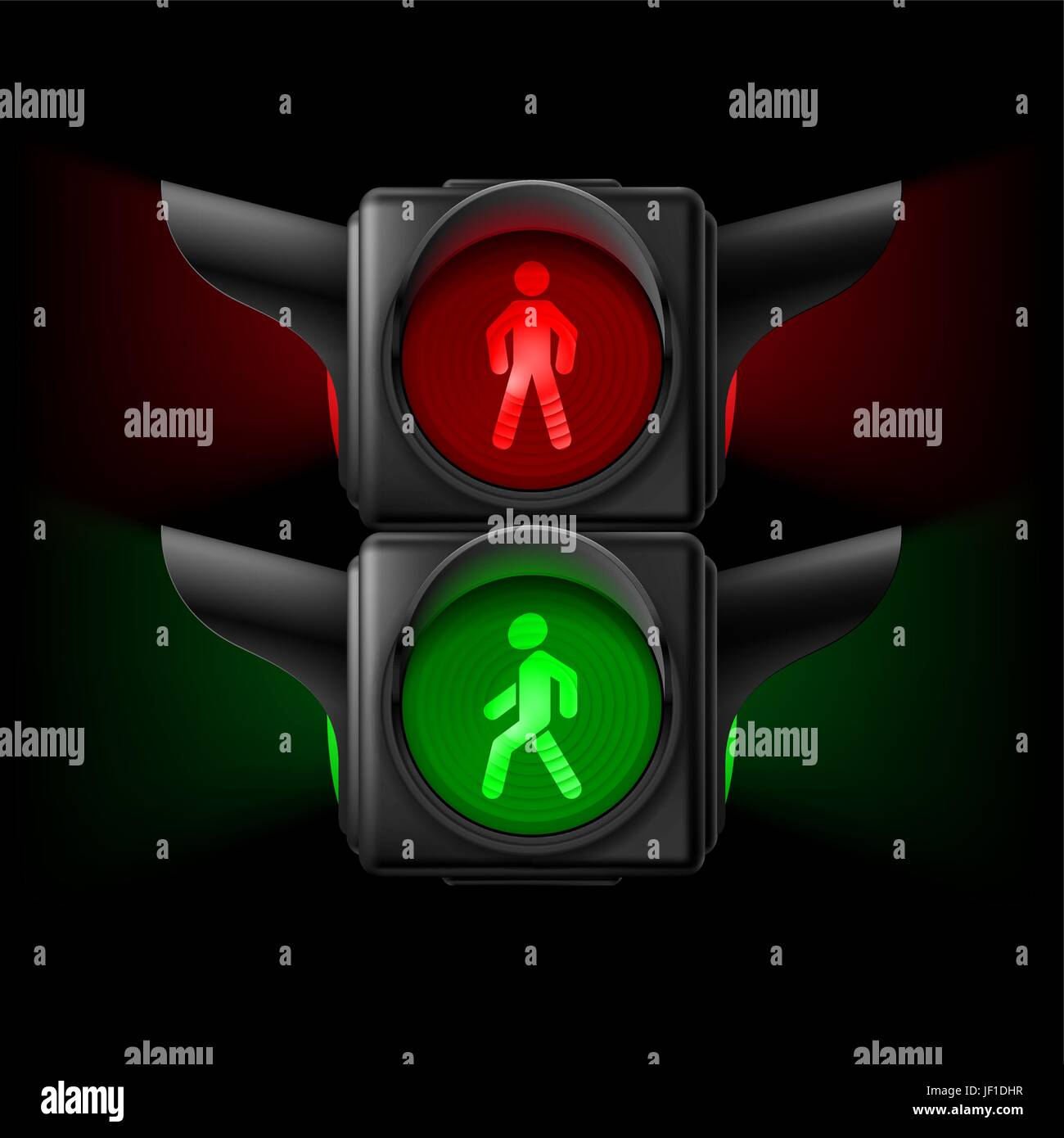 Go sign pedestrian crossing Stock Vector Images - Alamy