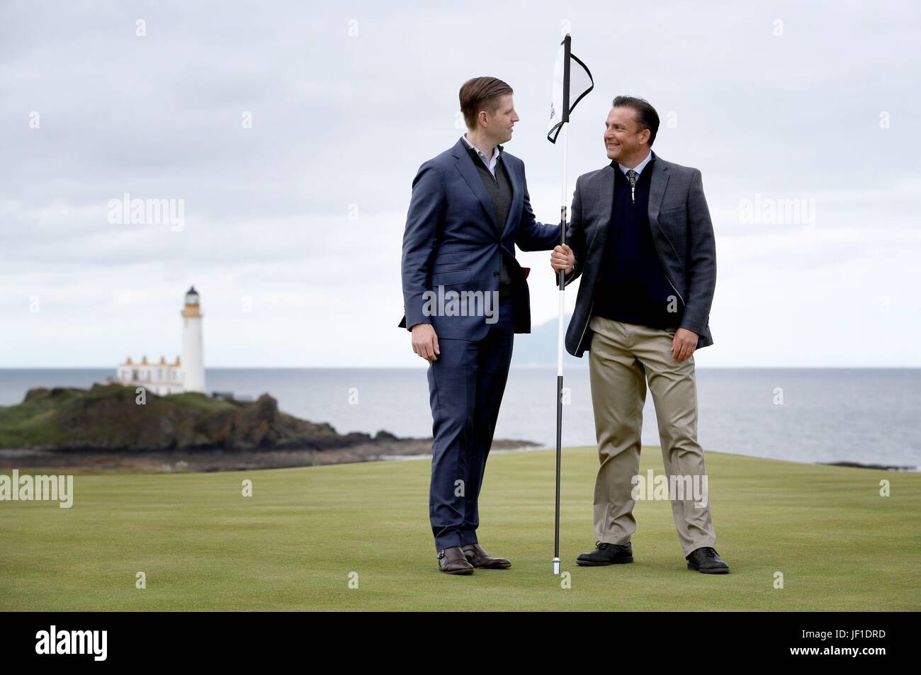 Eric Trump, son of US President Donald Trump, with golf course ...