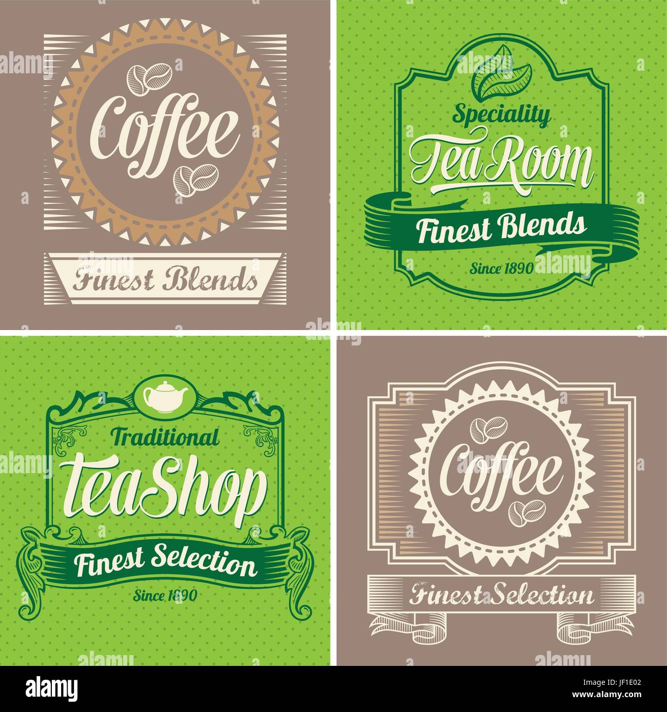 coffee, coffee bean, tea, menu, label, sign, vector, retail shop, shop ...