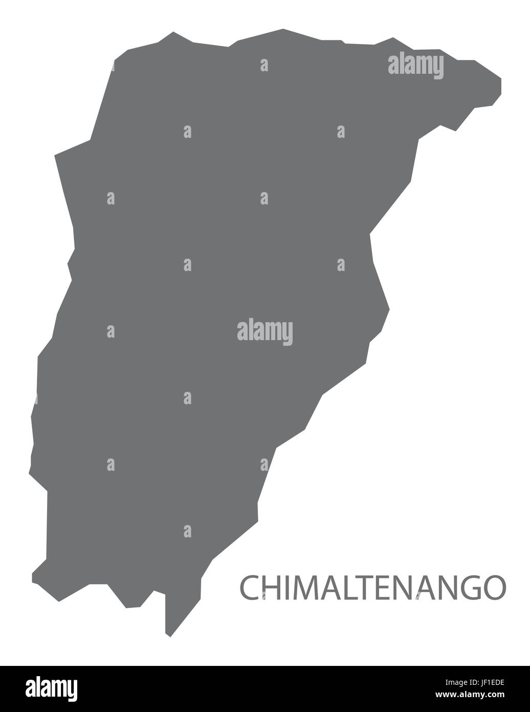 Chimaltenango Guatemala map grey illustration silhouette Stock Vector ...