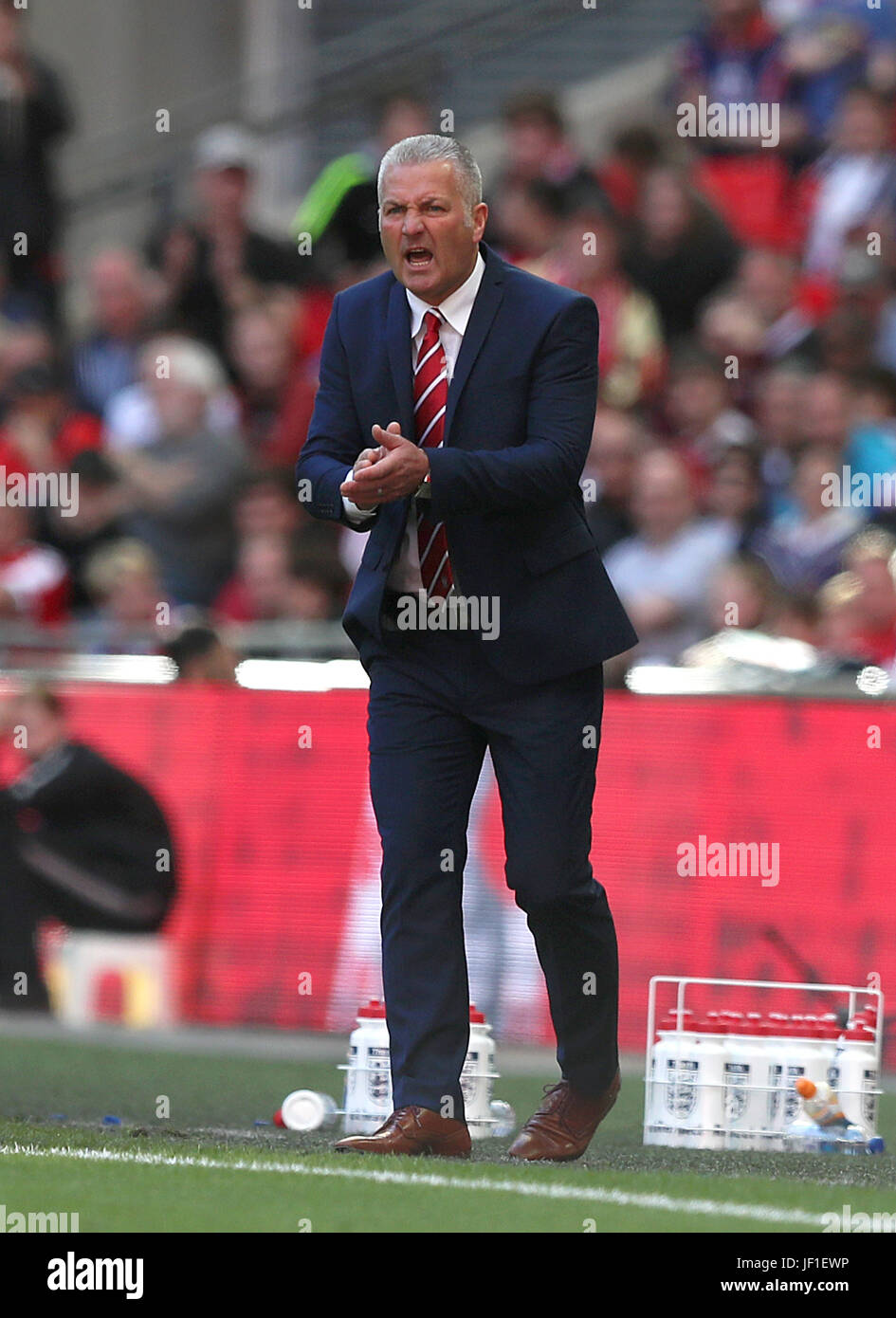 Gary Mills, York City manager Stock Photo - Alamy