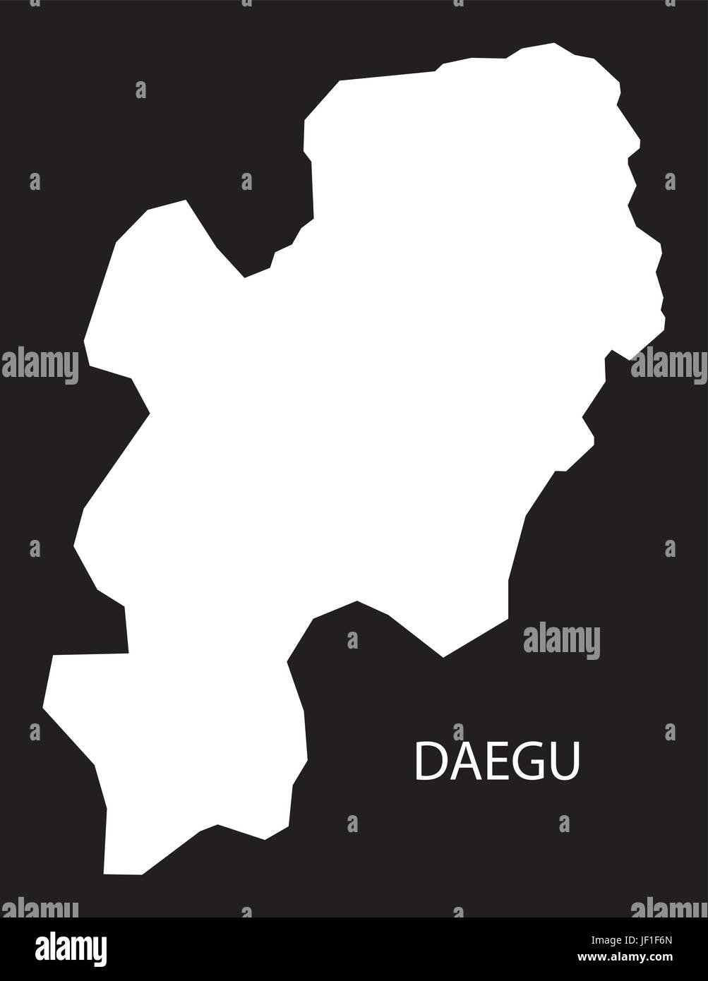 Map of daegu hi-res stock photography and images - Alamy