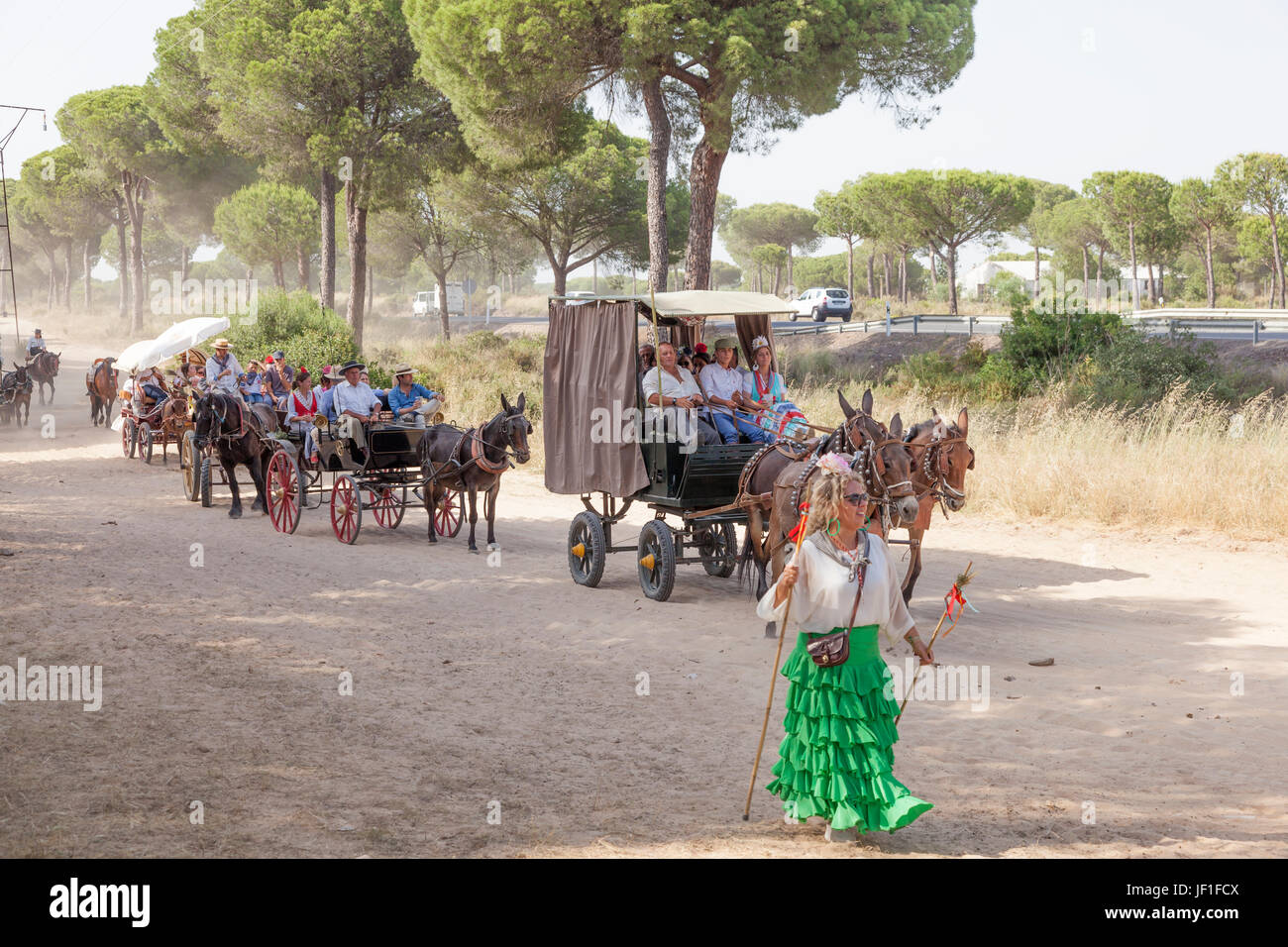 Pilgrim in a carriage hi-res stock photography and images - Alamy