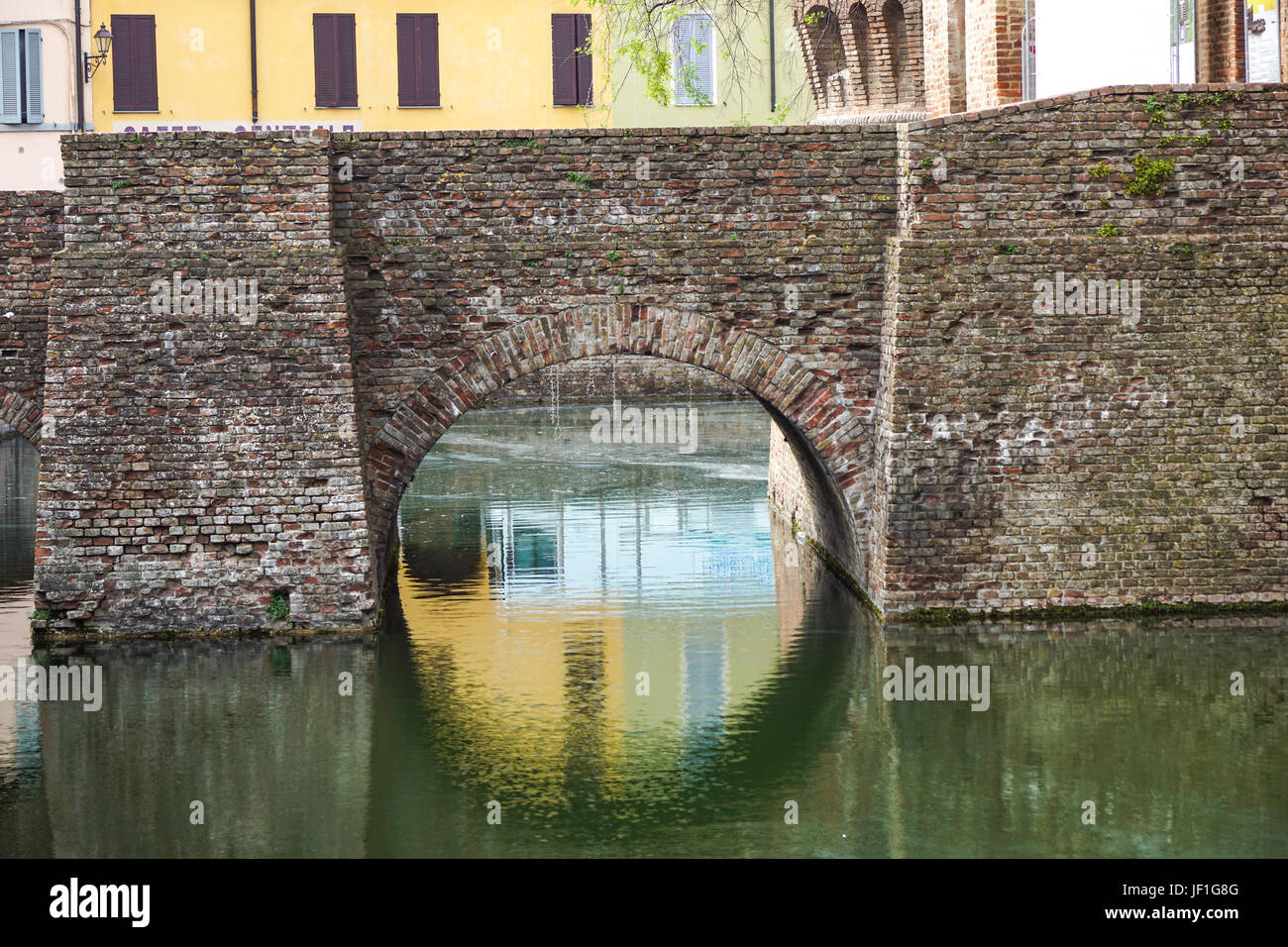 medieval old stone bridge on the historic town Stock Photo - Alamy