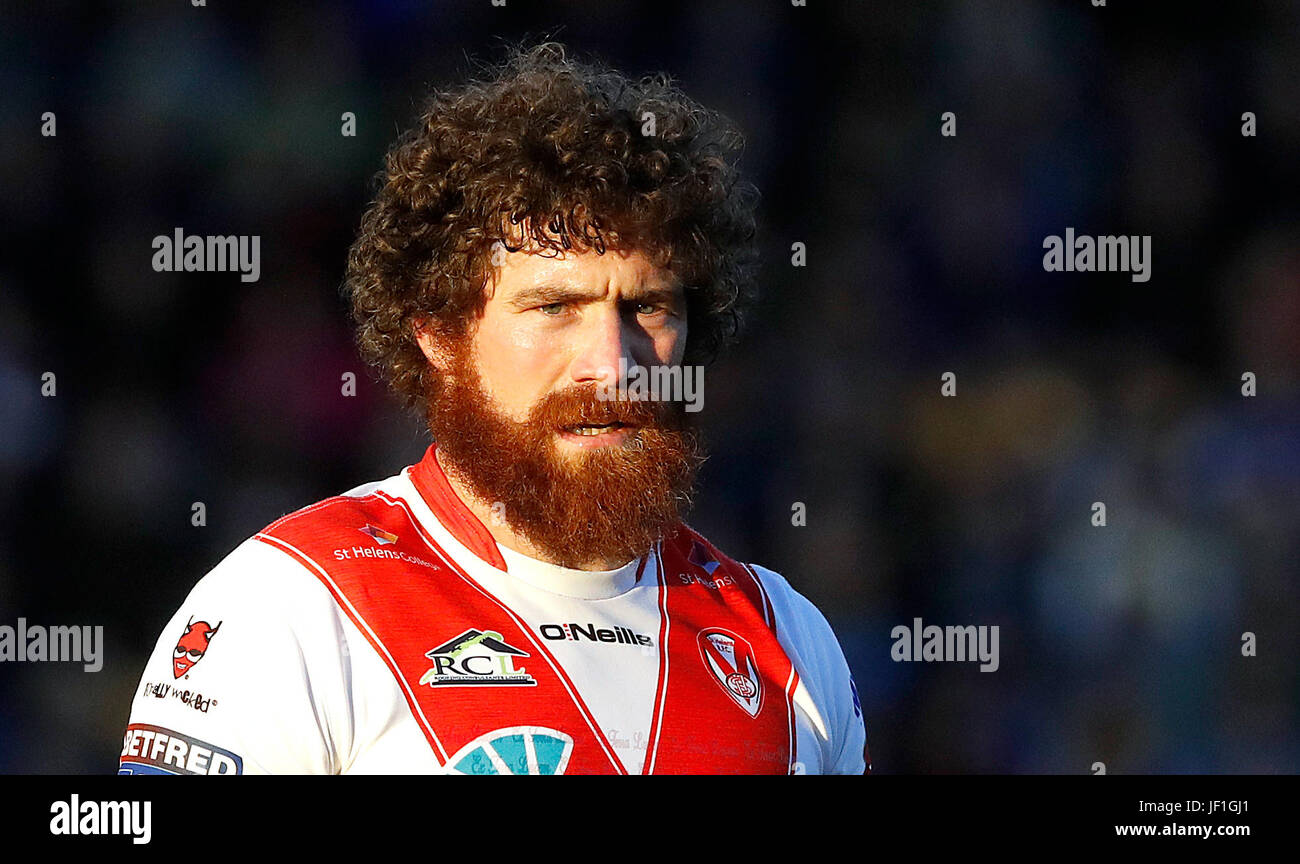 St Helens Kyle Amor, during the Betfred Super League match at the ...