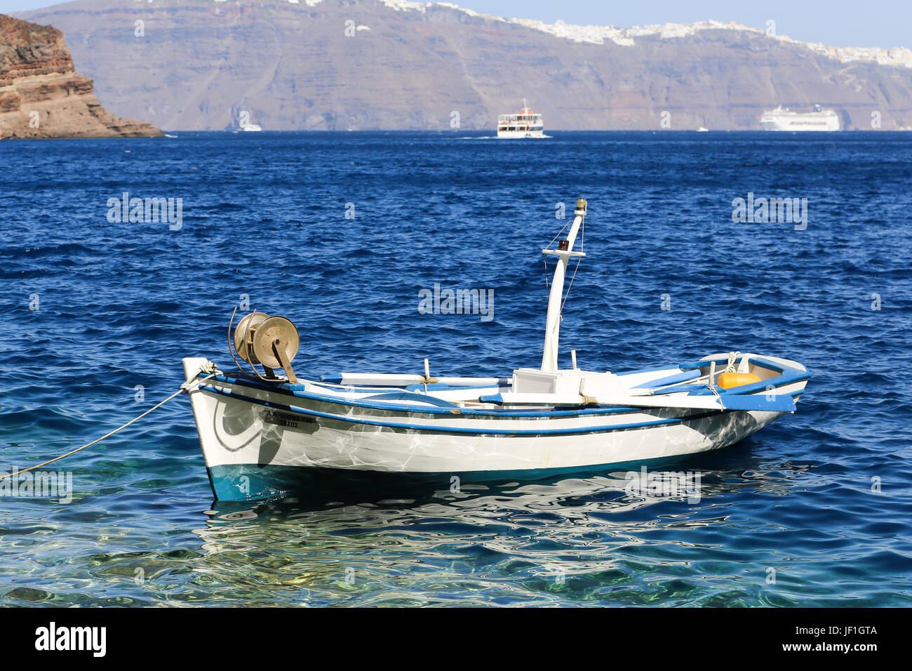 Empty Fishing boat Stock Photo - Alamy