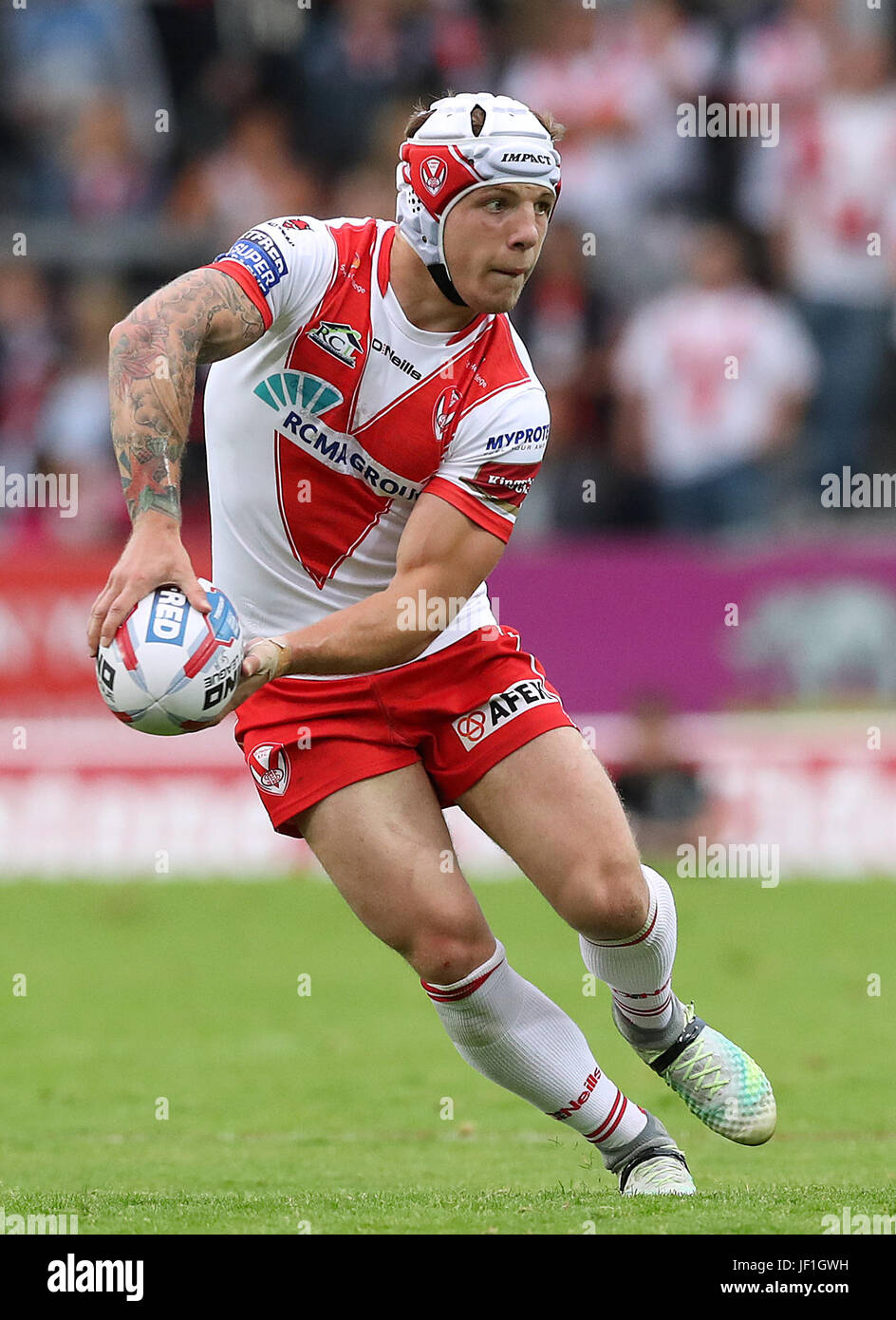 St Helens Theo Fages, during the Betfred Super League match at the AJ ...