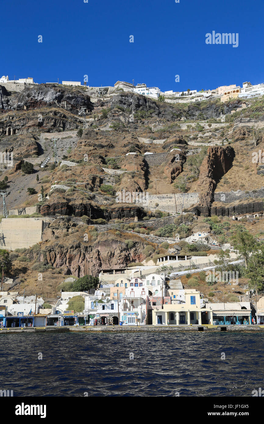 Santorini volcano eruption hi-res stock photography and images - Alamy