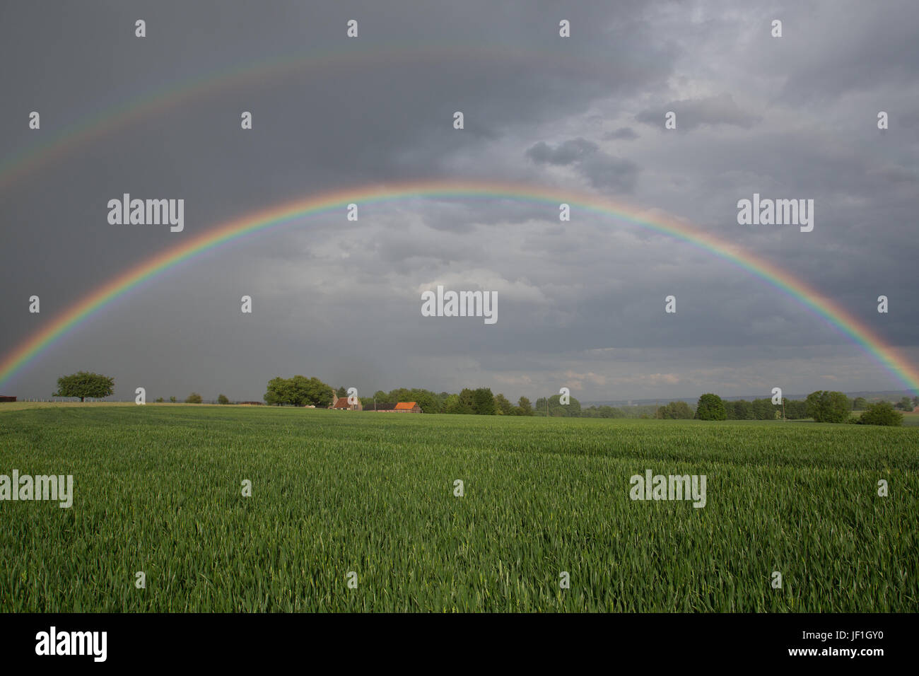 Green rainbow hi-res stock photography and images - Alamy