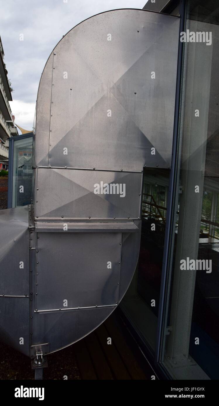 large exhaust pipes / große Abluftrohre Stock Photo - Alamy