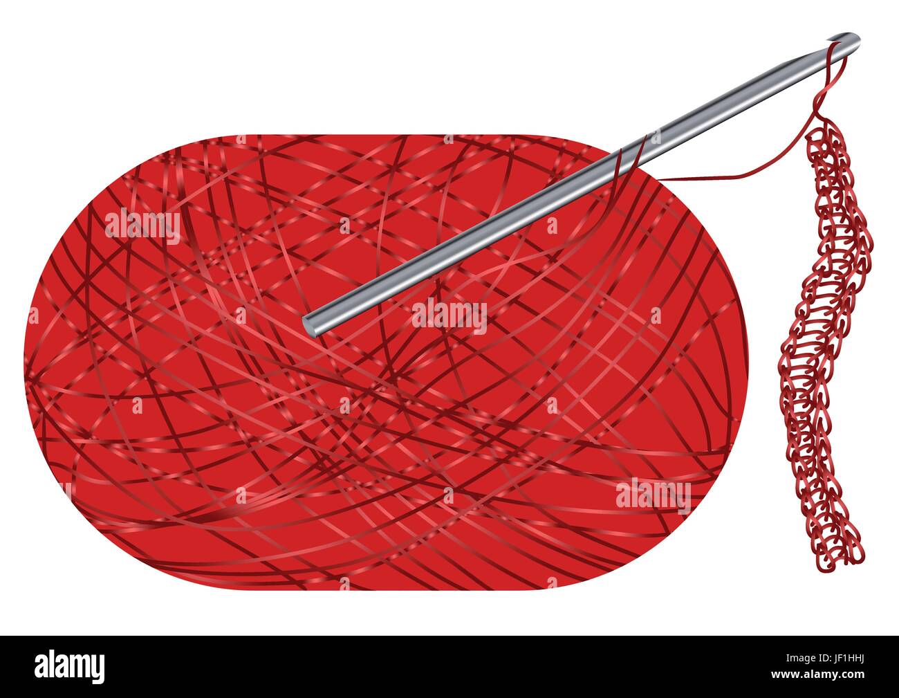 Loop knitting Stock Vector Images - Alamy