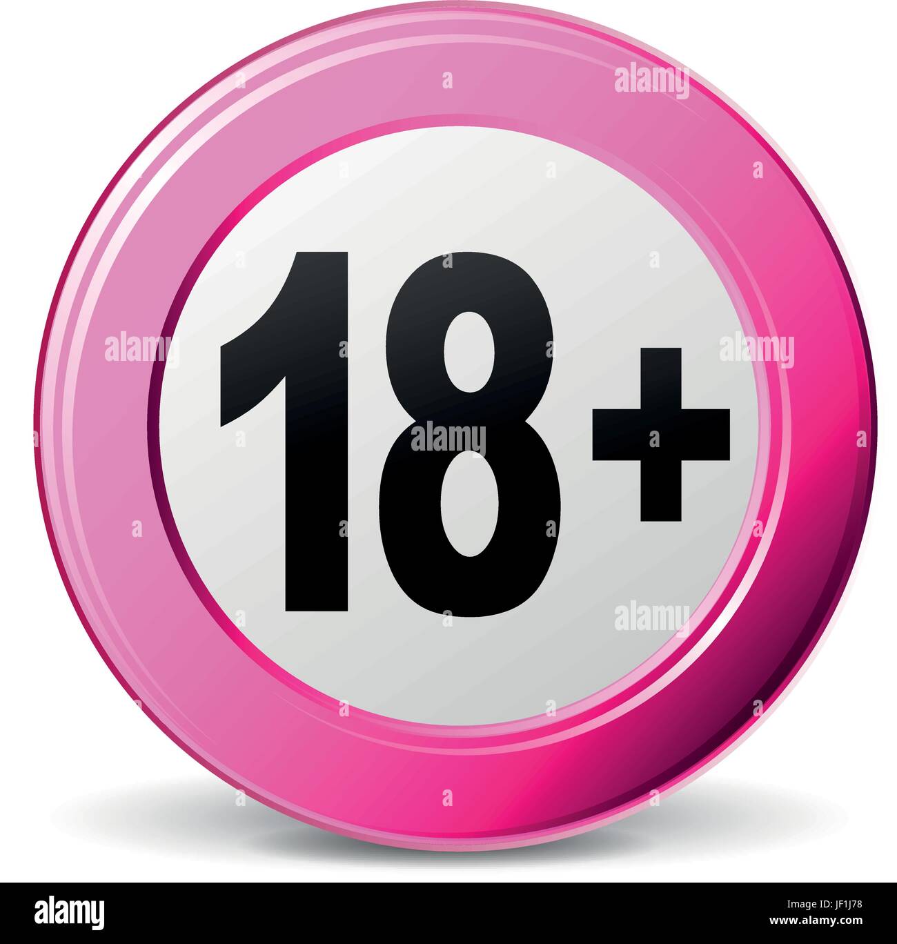 adult, under, sign, adults, icon, only, eighteen, isolated, over ...