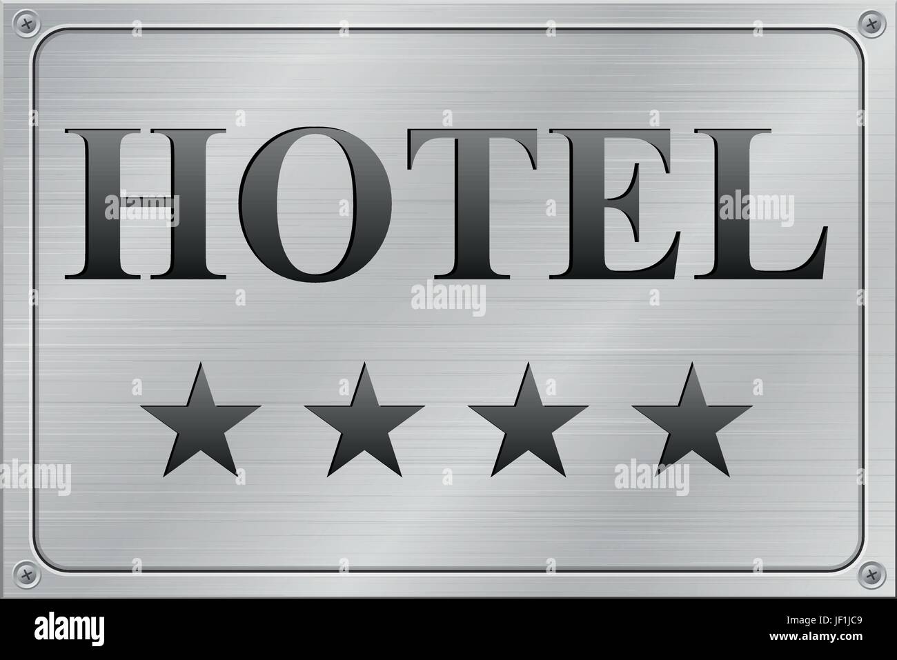 four, hotel, sign, stars, asterisks, vector, signboard, star, board ...