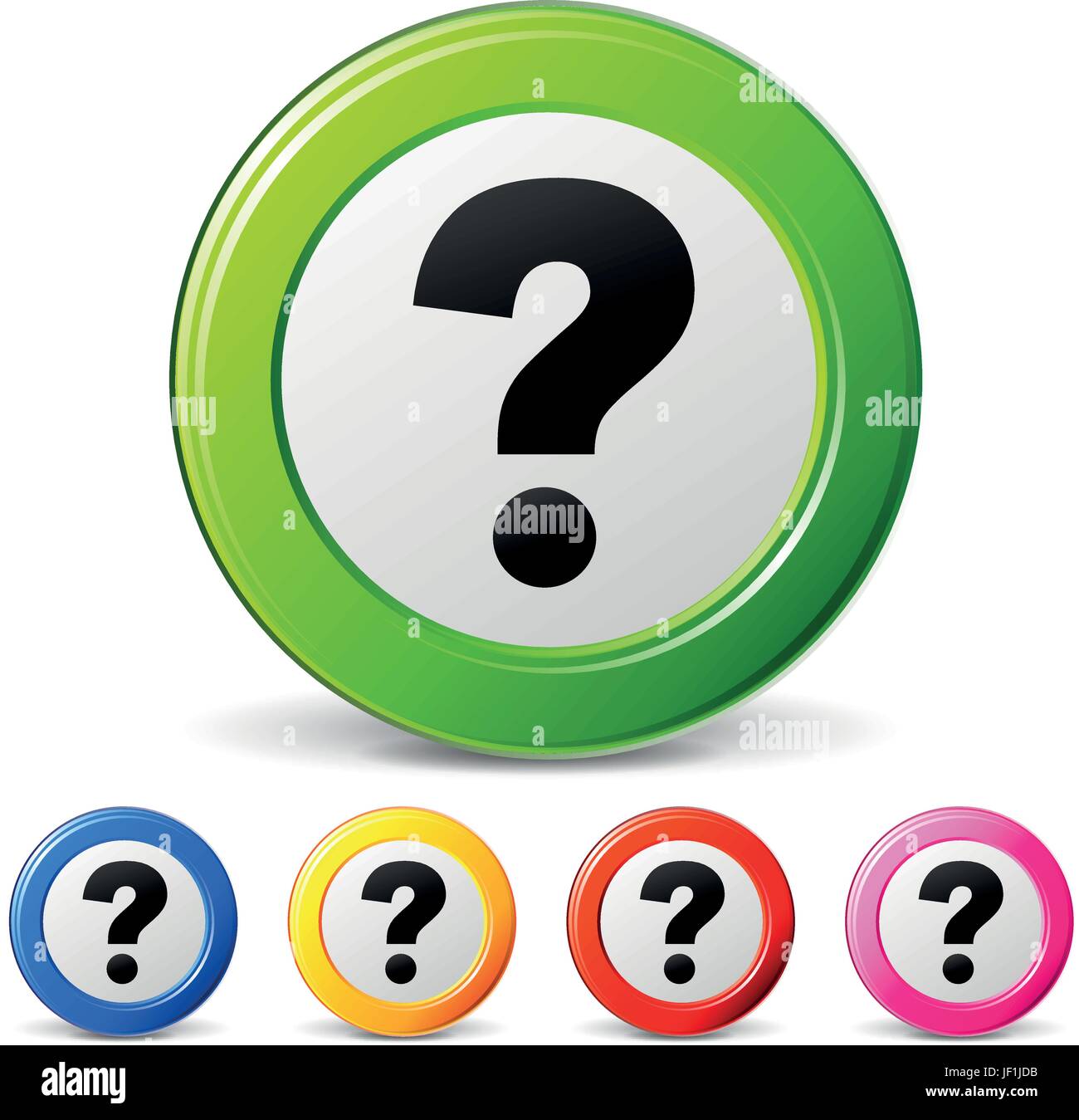 isolated, button, mark, query, asked, ask, question, demand, icon ...