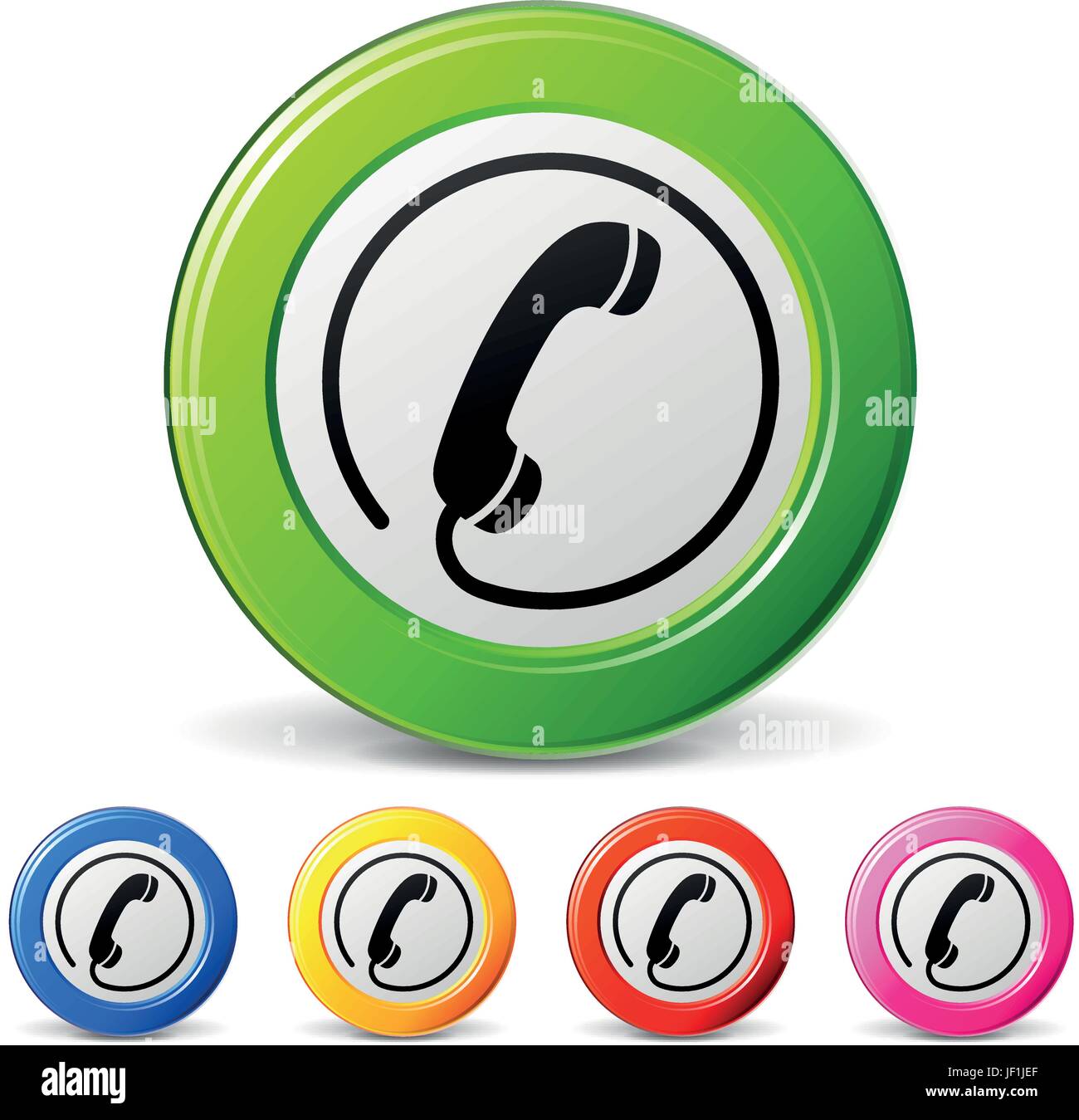 telephone, phone, call, button, icon, vector, internet, www ...