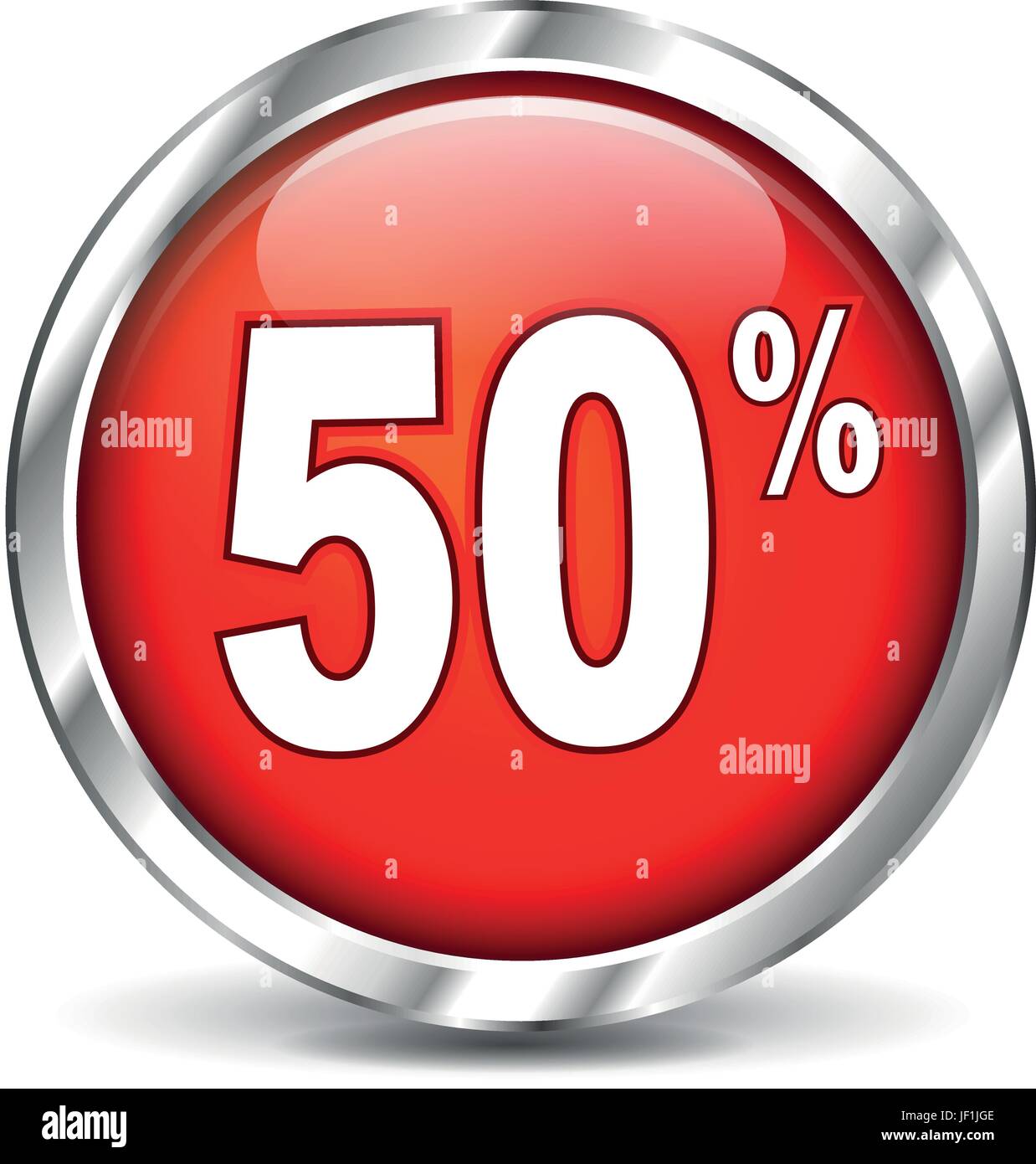 isolated, sale, button, sign, percent, icon, discount, isolated, silver ...