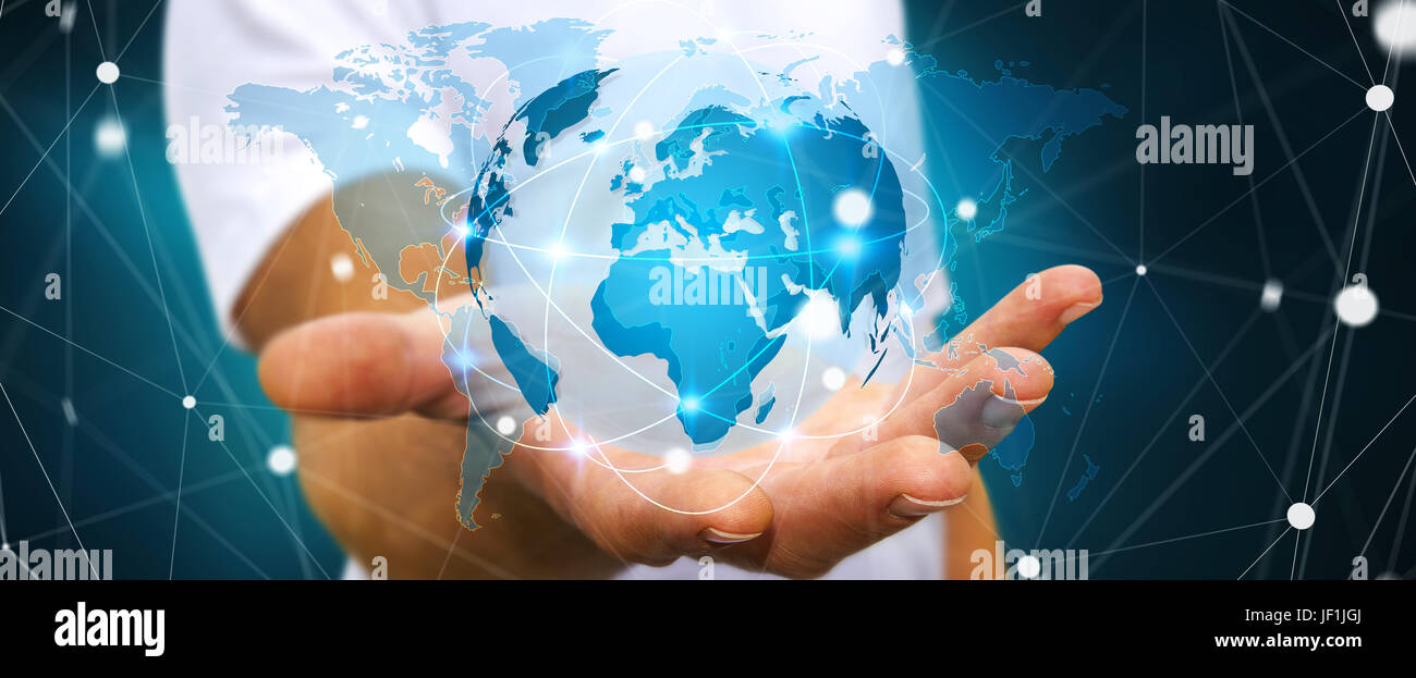 Global network and data exchanges concept hi-res stock photography and ...