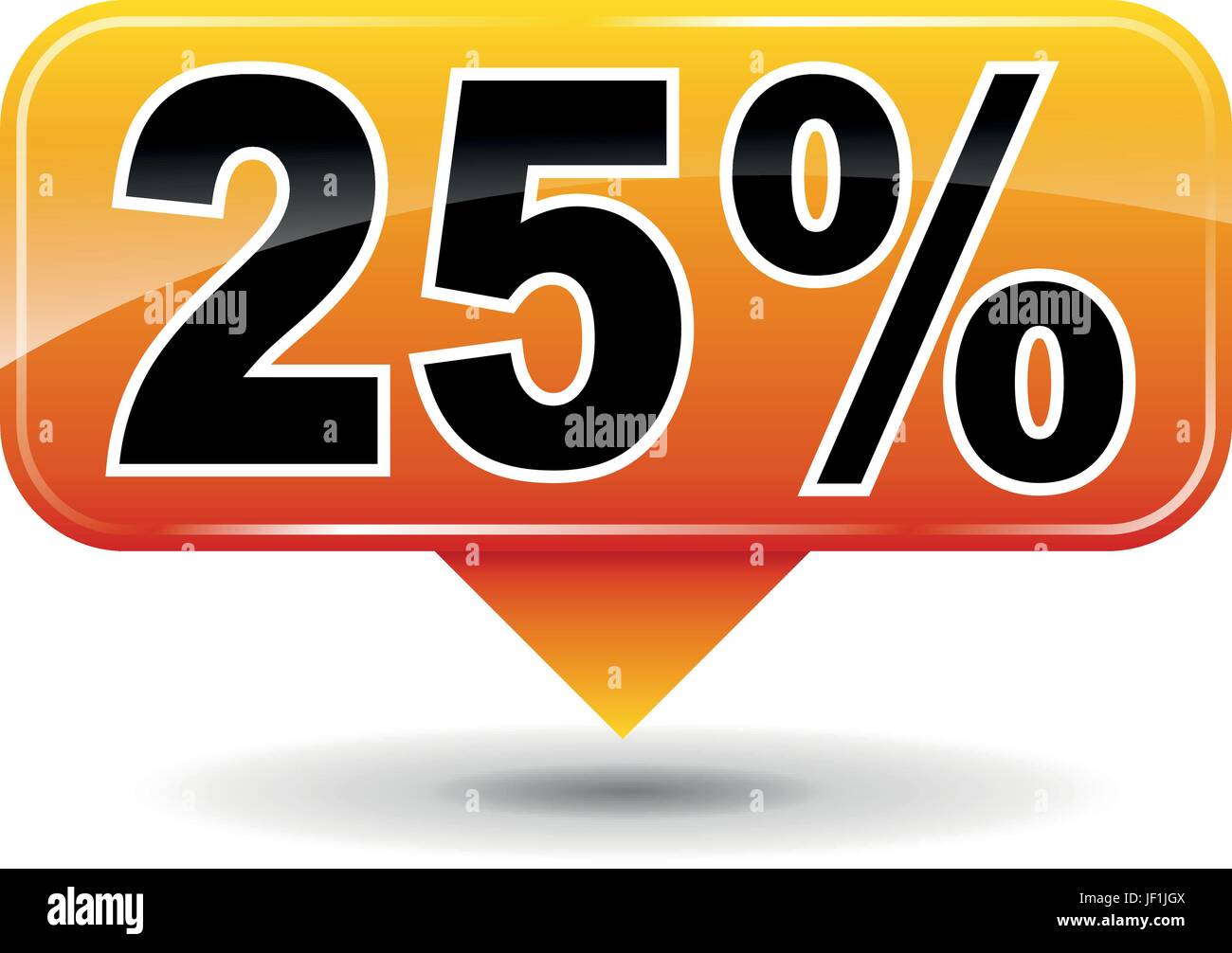 25 percent off sale Stock Vector Images - Alamy