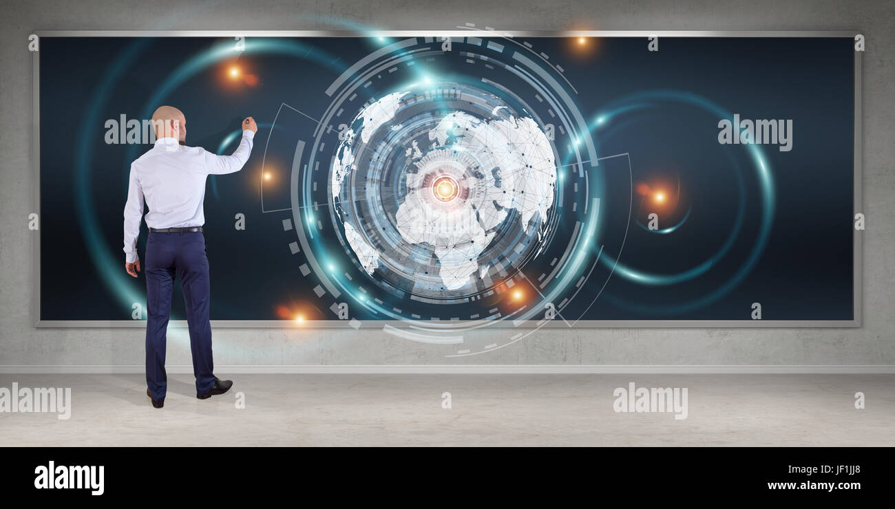 Earth interface hi-res stock photography and images - Alamy