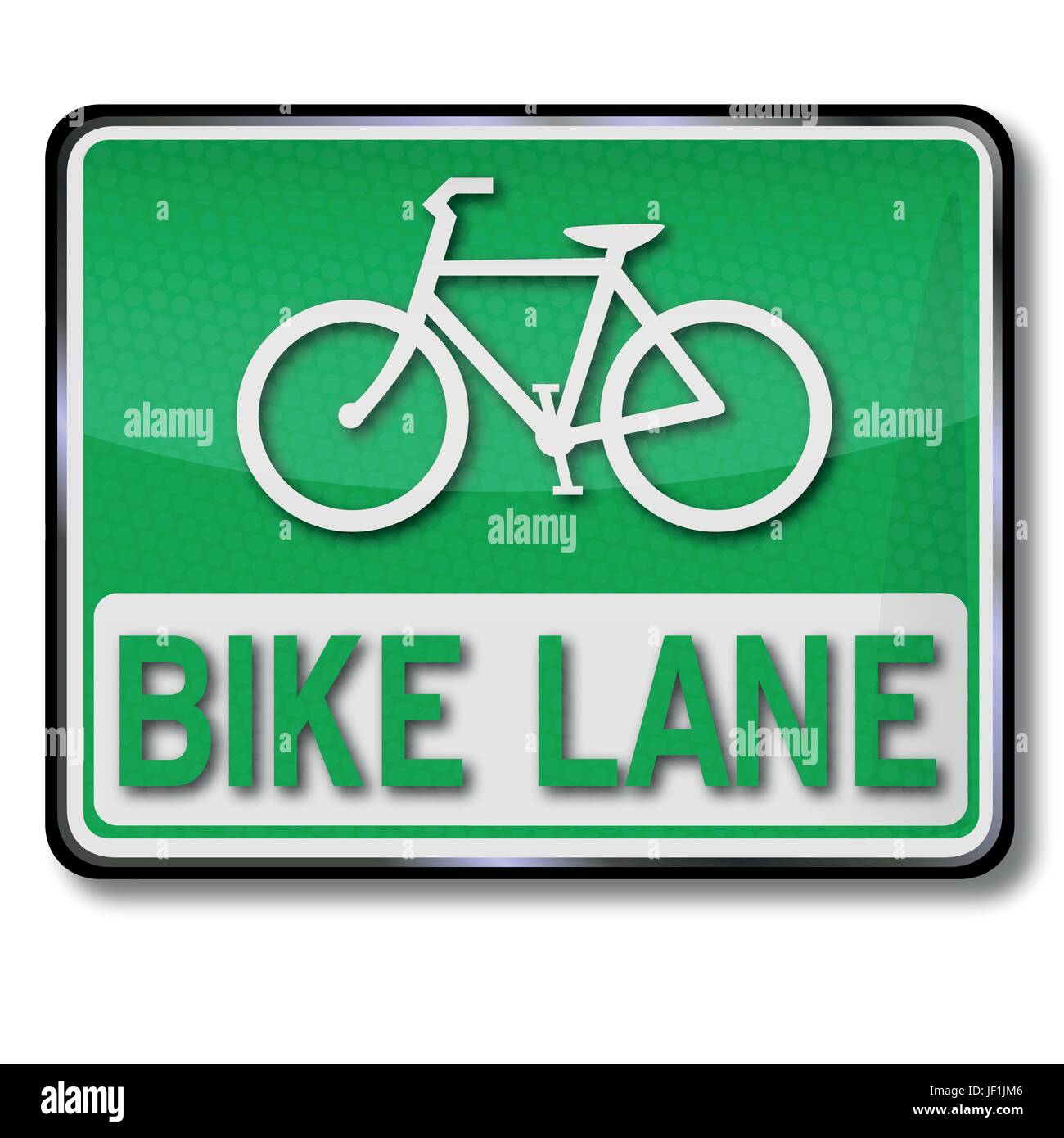 sign bike lane Stock Vector Image & Art - Alamy