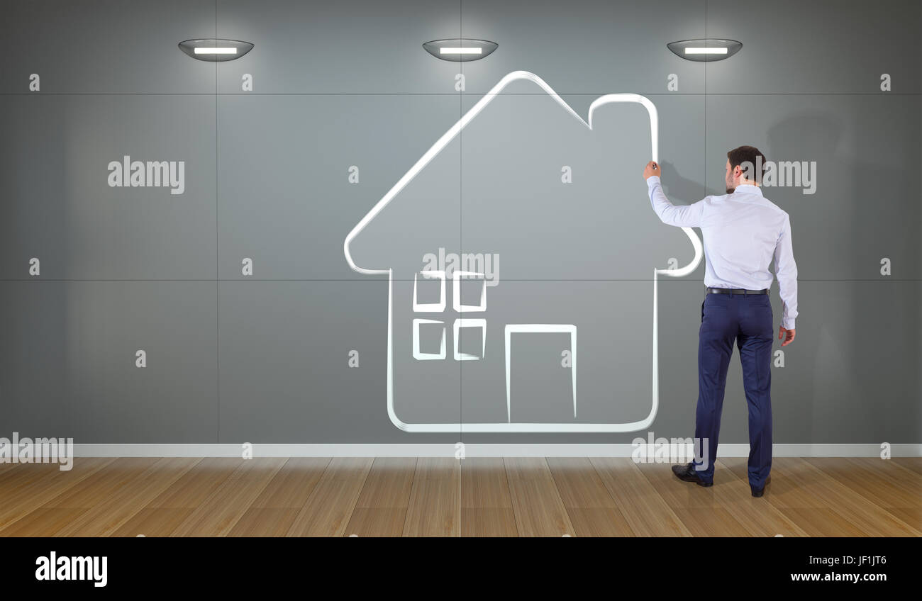 Modern house architecture pen plan hi-res stock photography and images ...