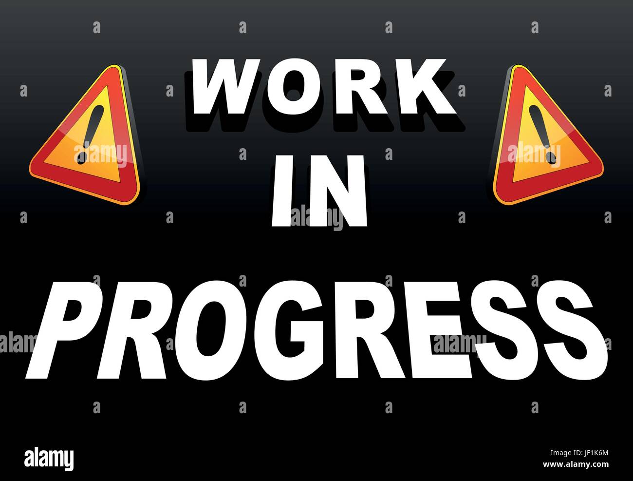 Work in progress sign Stock Vector Images - Alamy