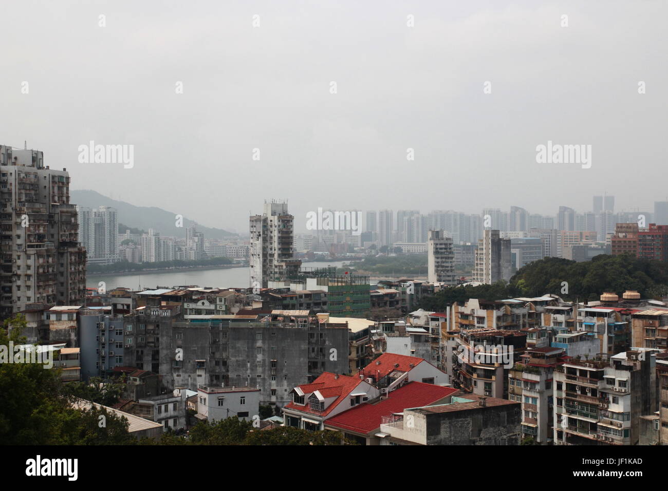 Cityscape of Macau city Stock Photo - Alamy