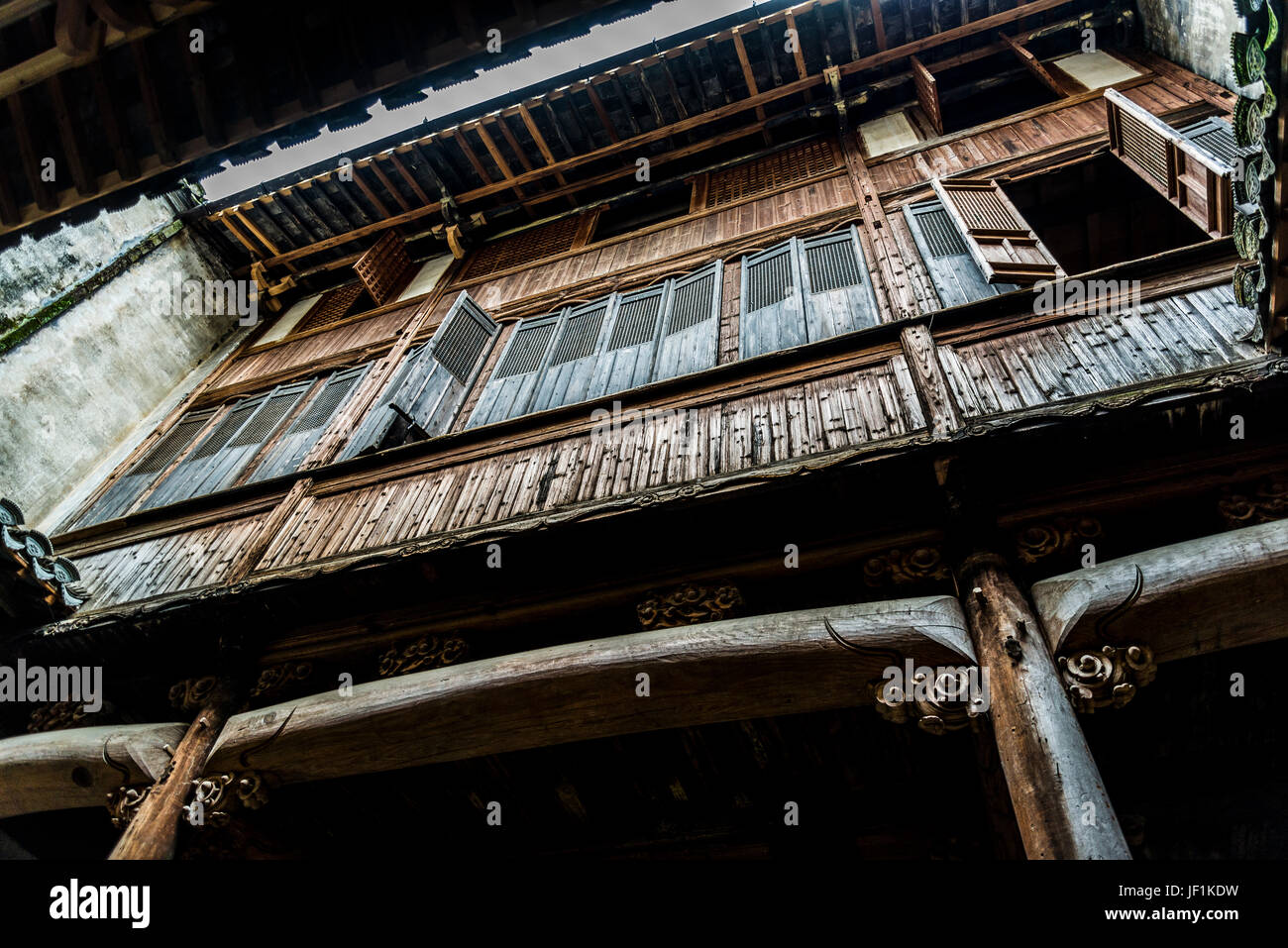 Yan Yi Tang or “Swallow's Wing Hall,” Ming residence, Ancient Chengkan ...