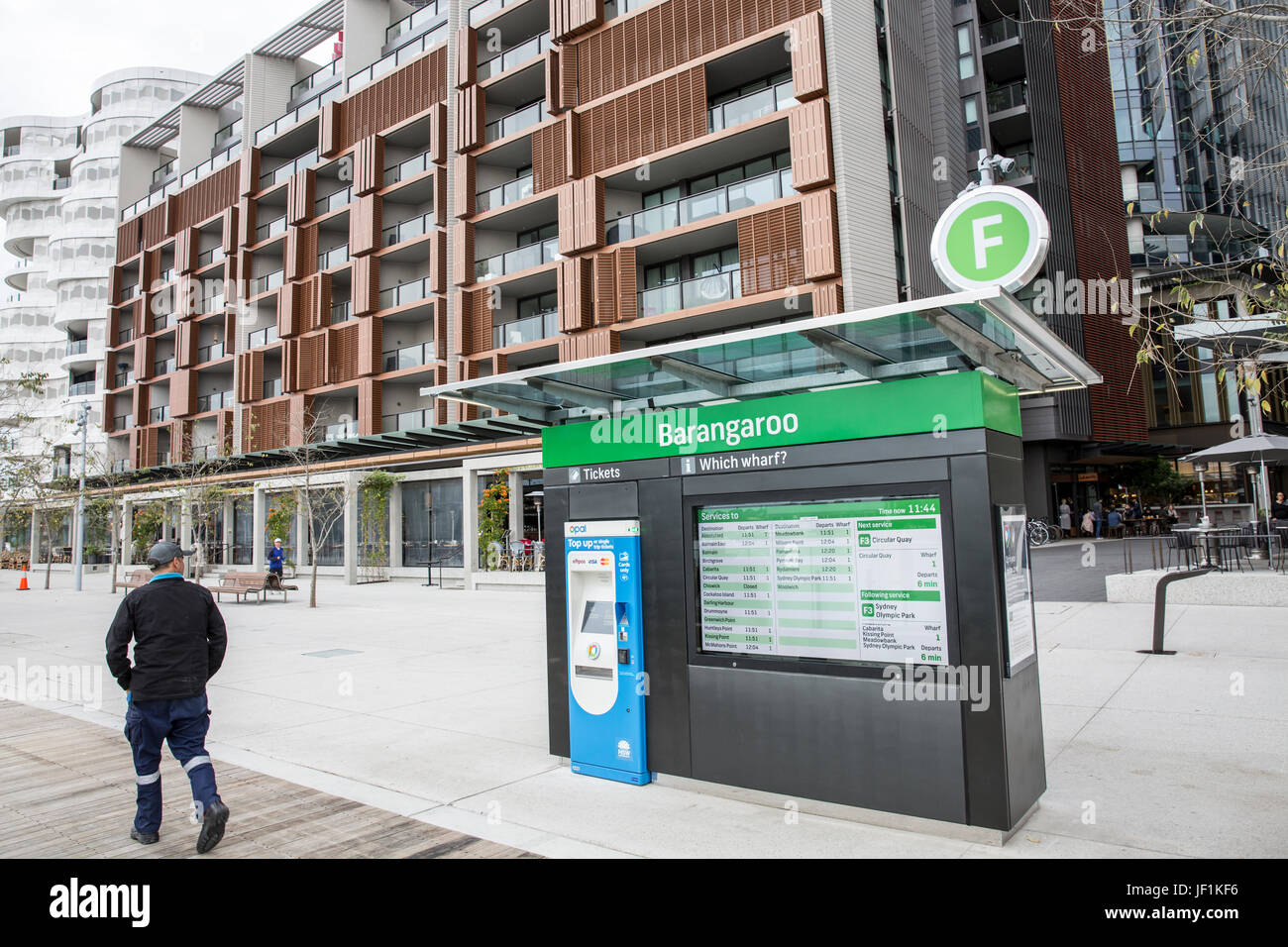 Transport ticket machine and Opal card for travel on Sydney ferry ...