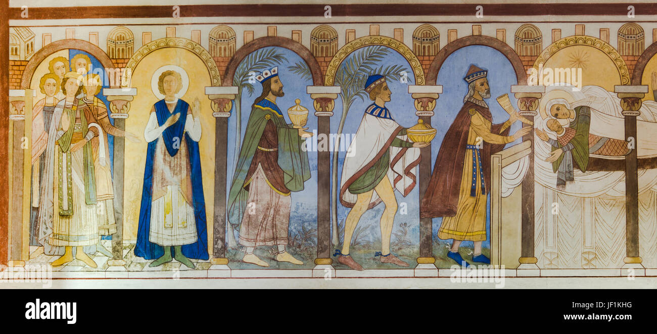 Three kings worship High Resolution Stock Photography and Images - Alamy
