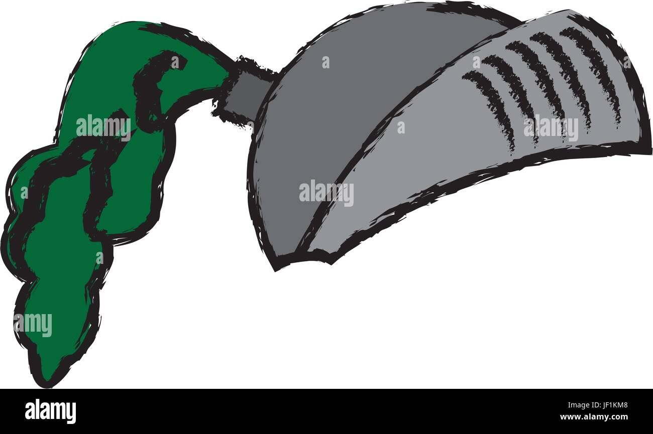 Cartoon medieval helmet knight metal hi-res stock photography and ...