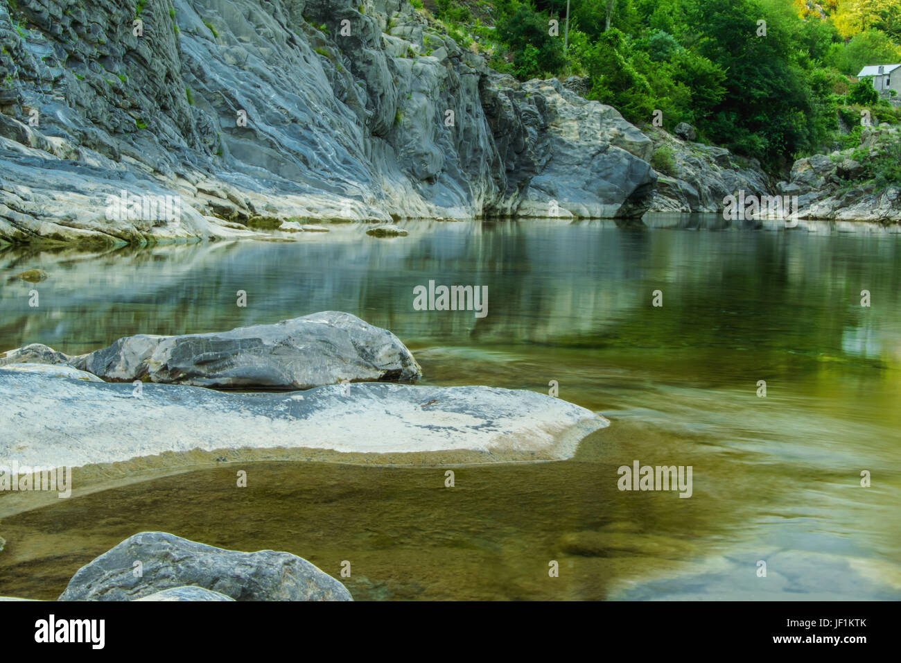 Rare view of the rocks carved by water Stock Photo - Alamy