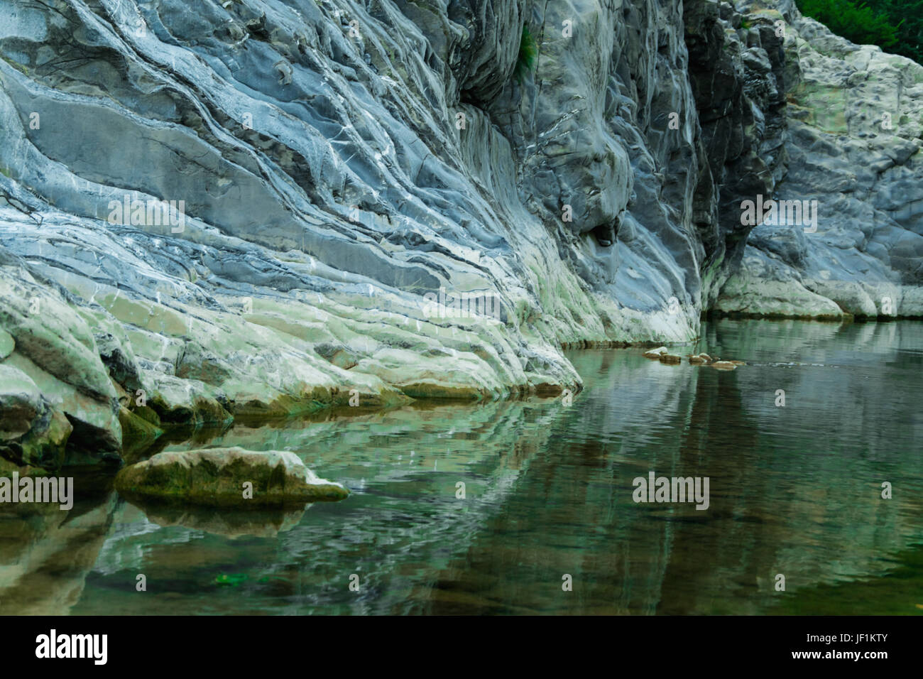 Rare view of the rocks carved by water Stock Photo - Alamy