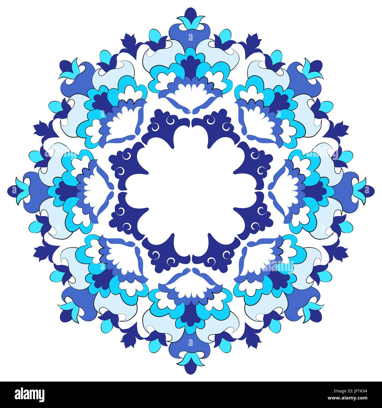 blue, antique, traditional, pattern, oriental, floral, design, blue ...