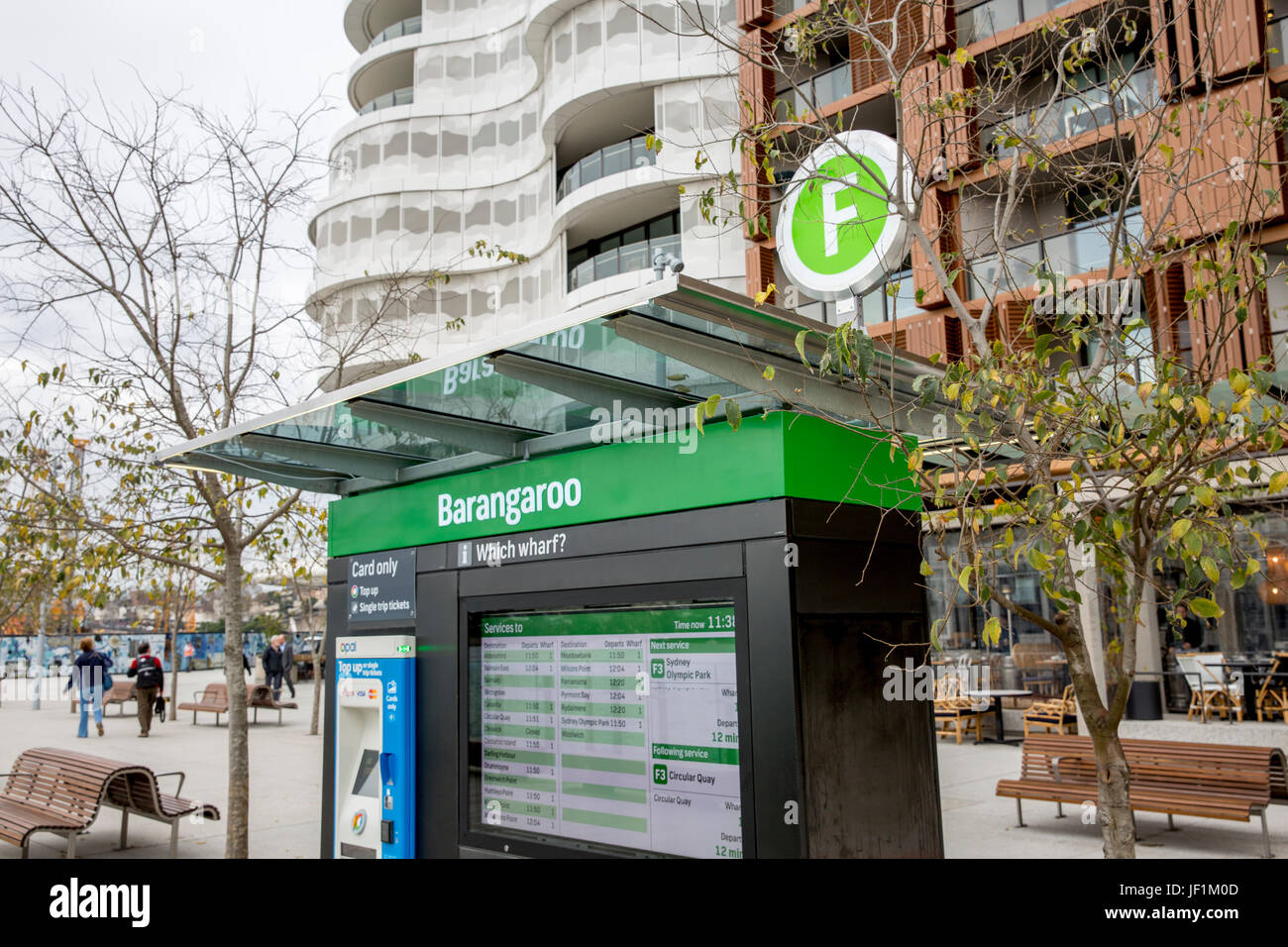 Barangaroo ferry wharf opened in June 2017 enables the ferry network to ...