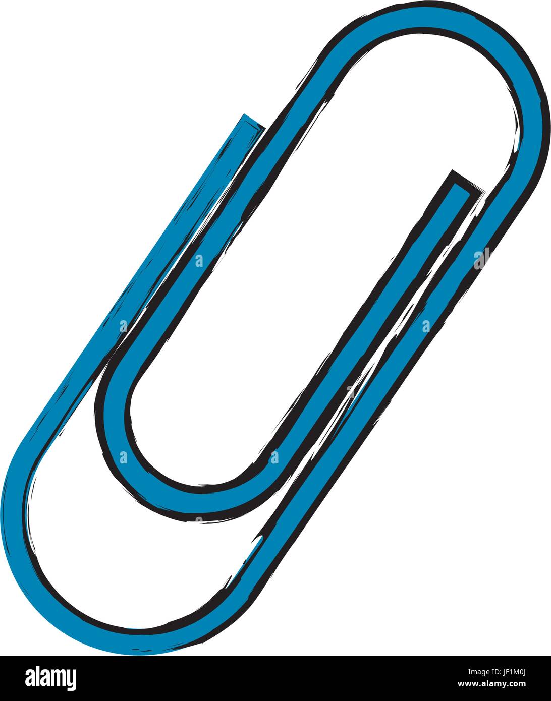 blue clip metal office supply object Stock Vector Image & Art - Alamy