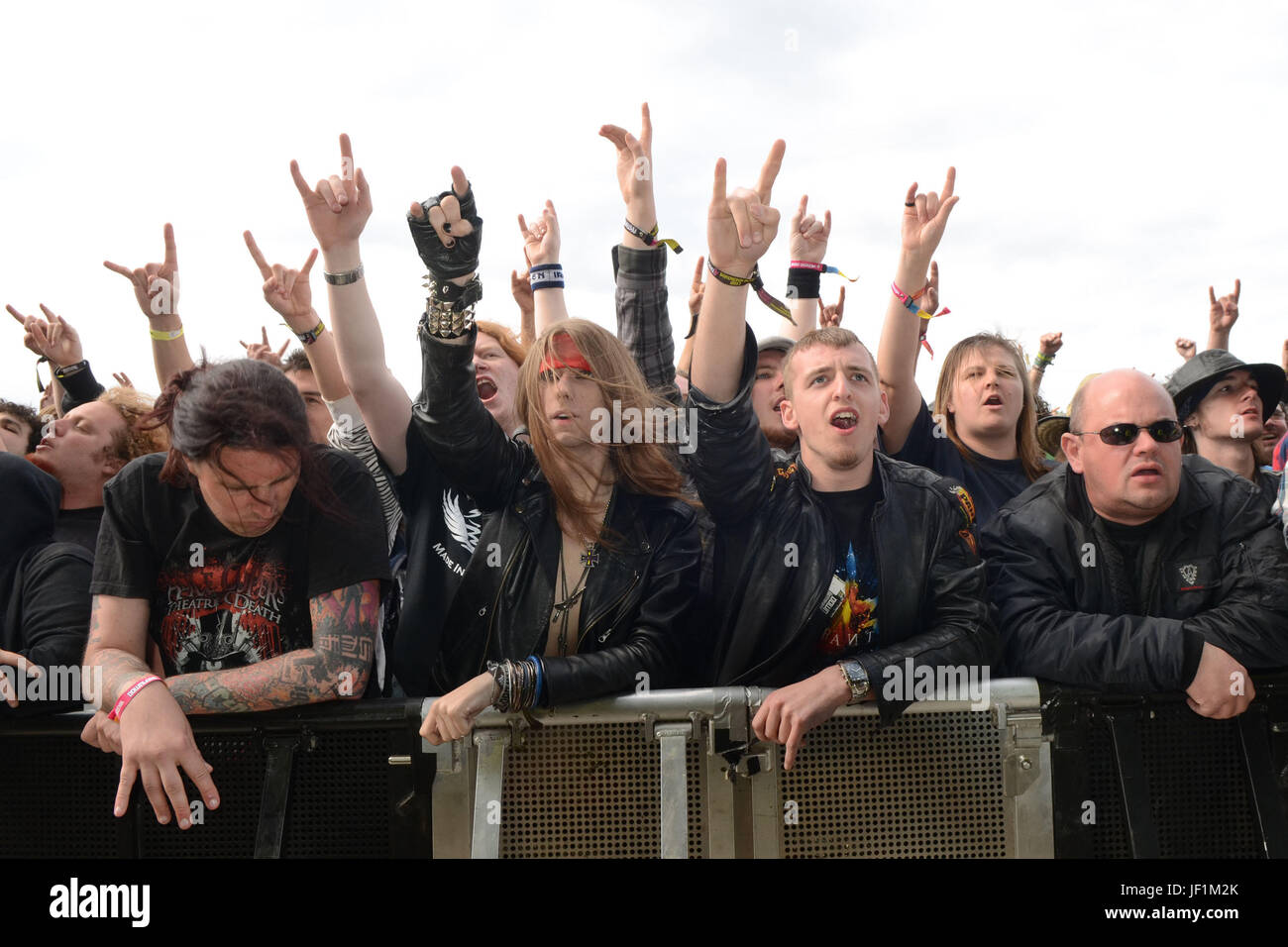 Download Festival - crowds and atmosphere in front of the main stage at ...