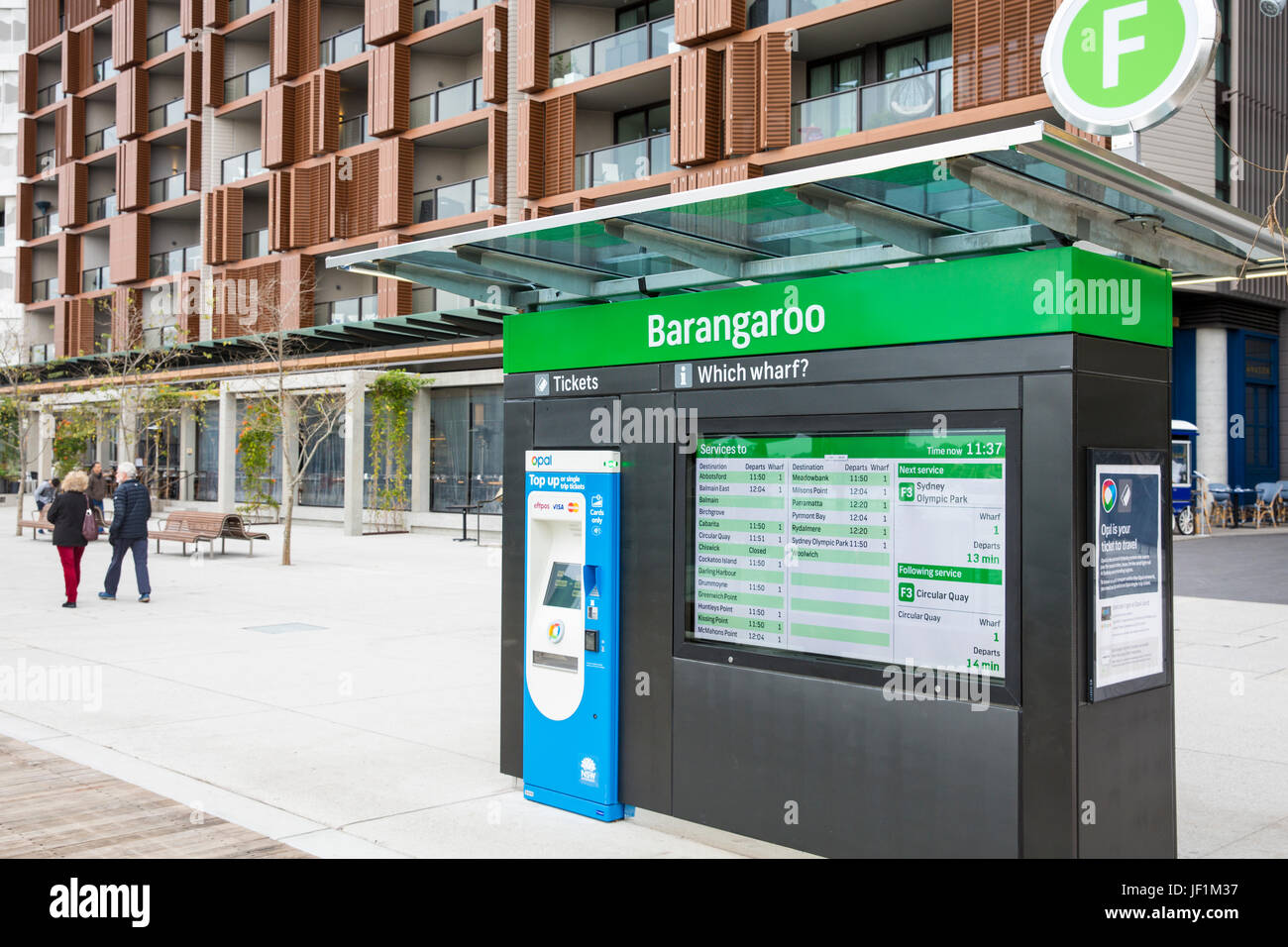 Transport ticket machine and Opal card for travel on Sydney ferry ...
