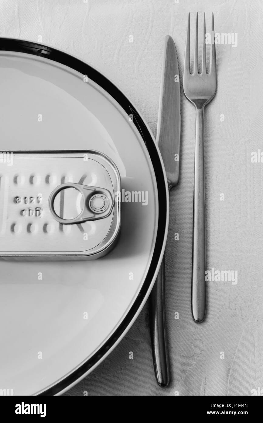 Plate full food Black and White Stock Photos & Images - Alamy