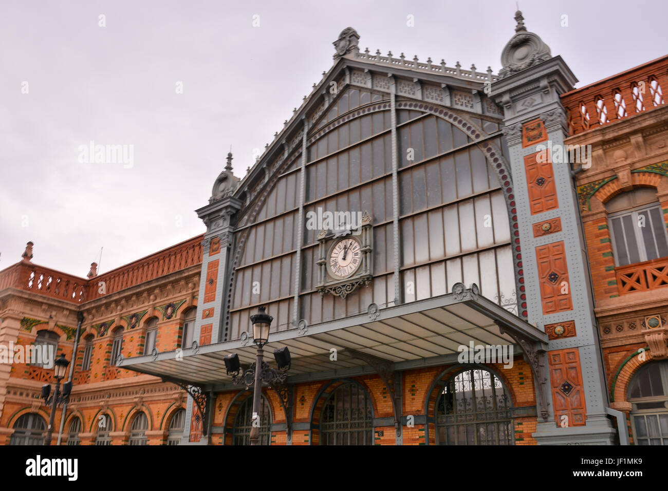 View of the Historical City Station Granada Stock Photo - Alamy