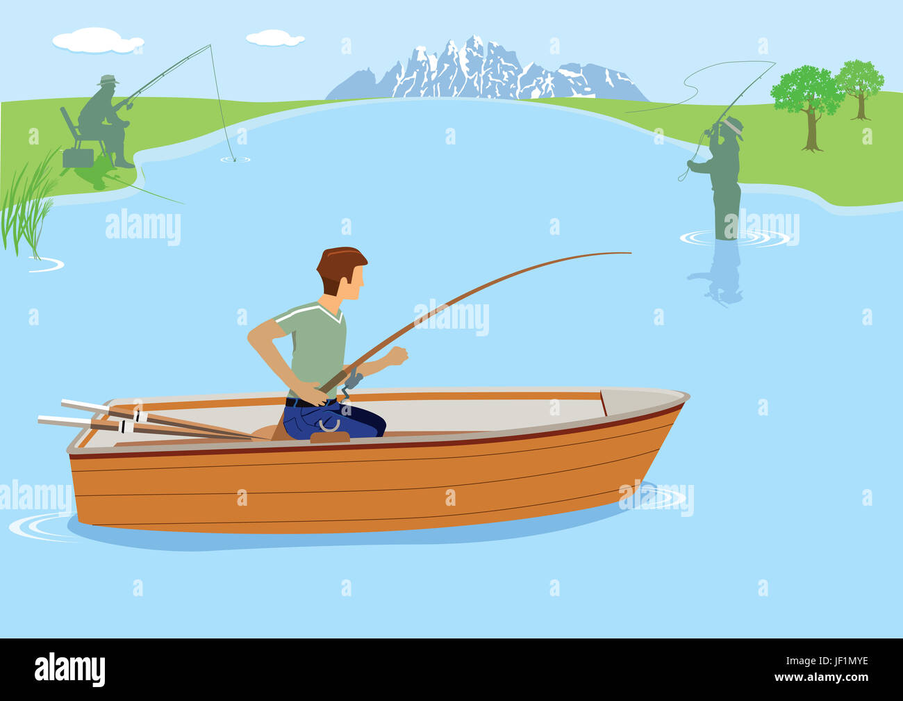 Fischer fangen hi-res stock photography and images - Alamy