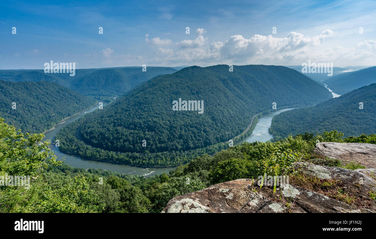 Grand View or Grandview in New River Gorge Stock Photo - Alamy
