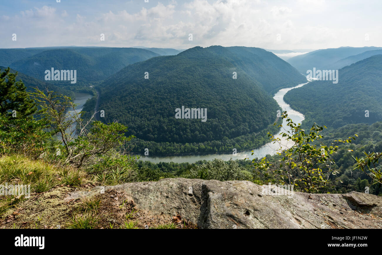 Grand View or Grandview in New River Gorge Stock Photo - Alamy