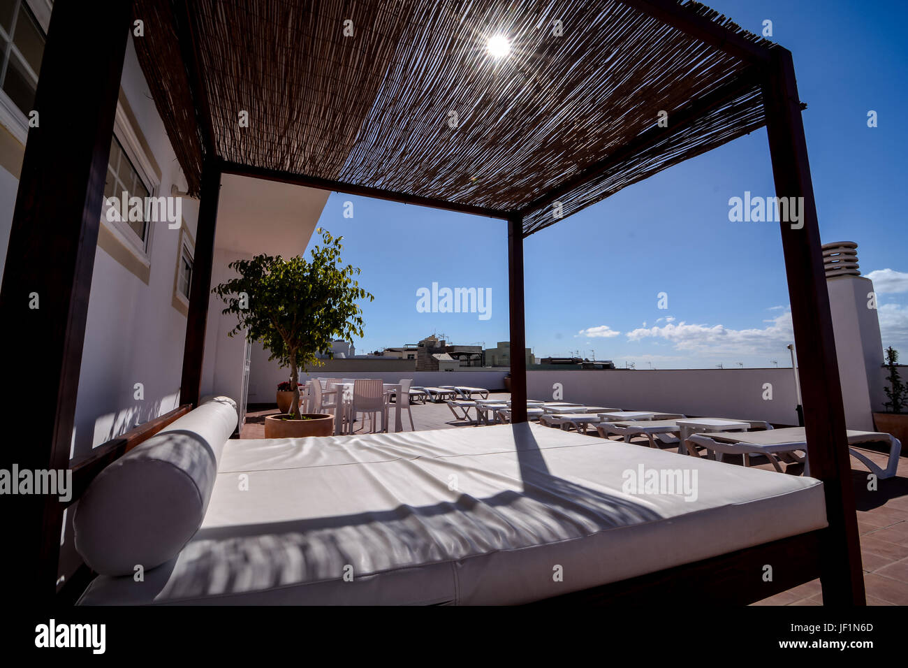 Balcony of a luxury hotel Stock Photo - Alamy