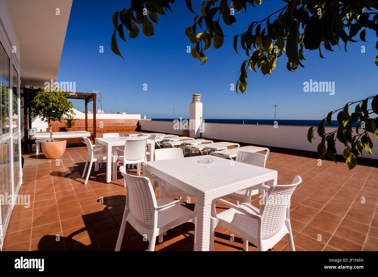 Balcony of a luxury hotel Stock Photo - Alamy