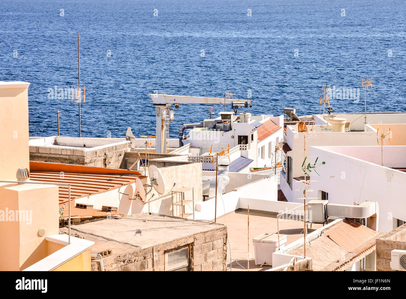 Tropical Sea Village Stock Photo - Alamy