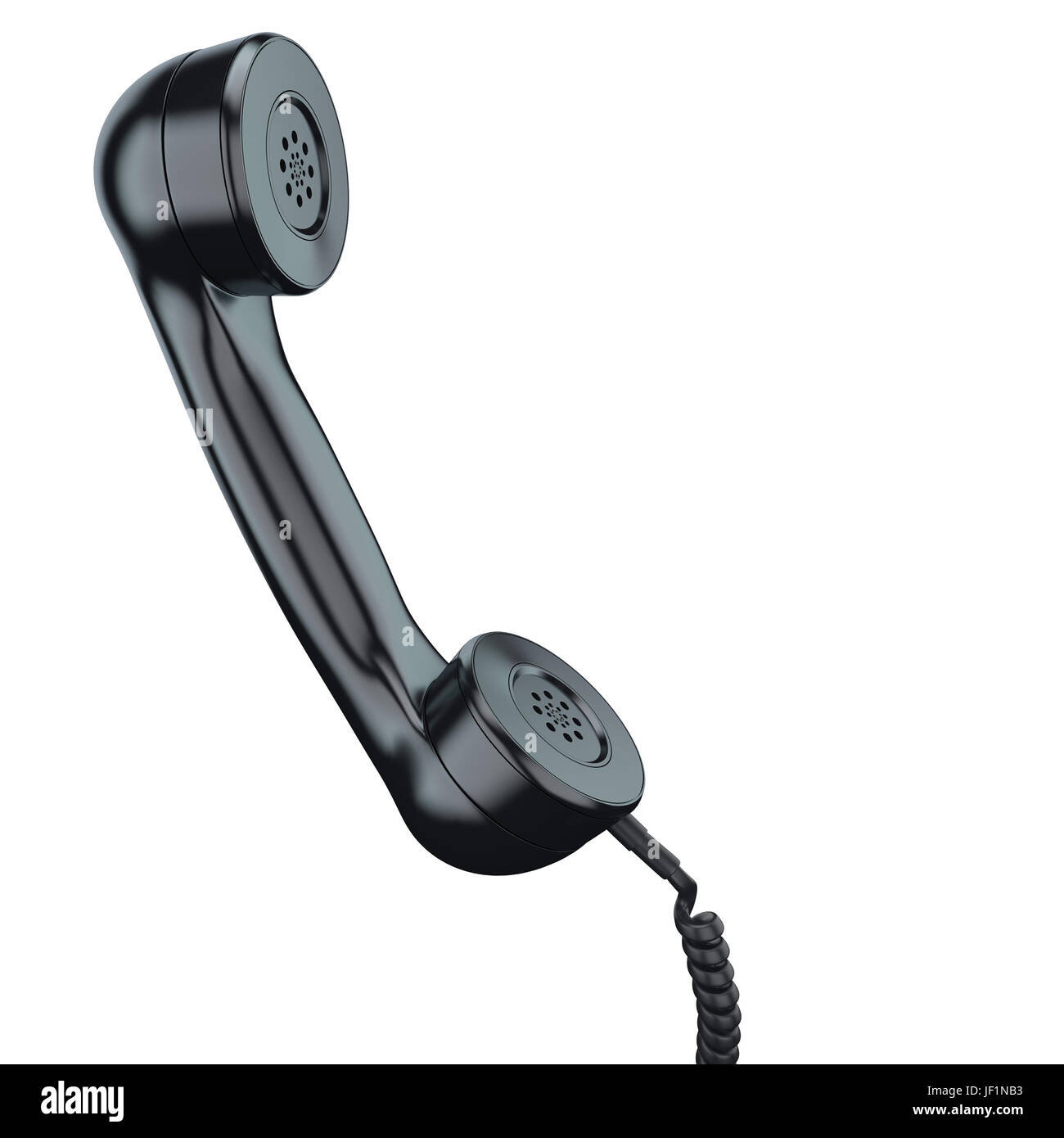 3D rendering old phone handset Stock Photo - Alamy